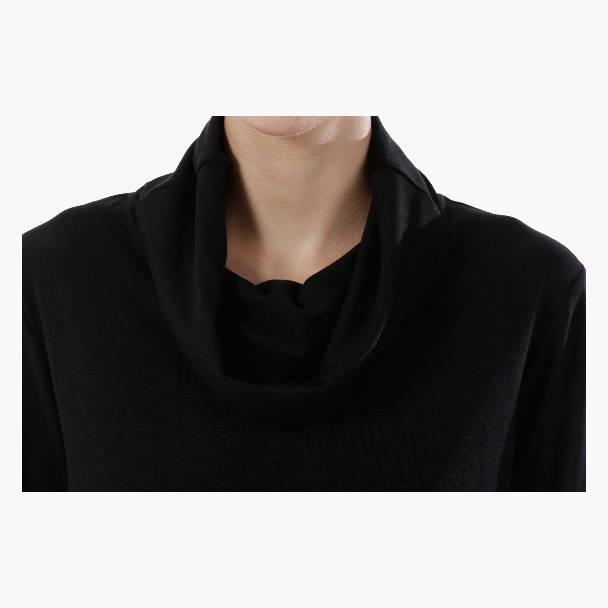 Buy Cowl Neck Top with Long Sleeves and High-Low Hem Online ...