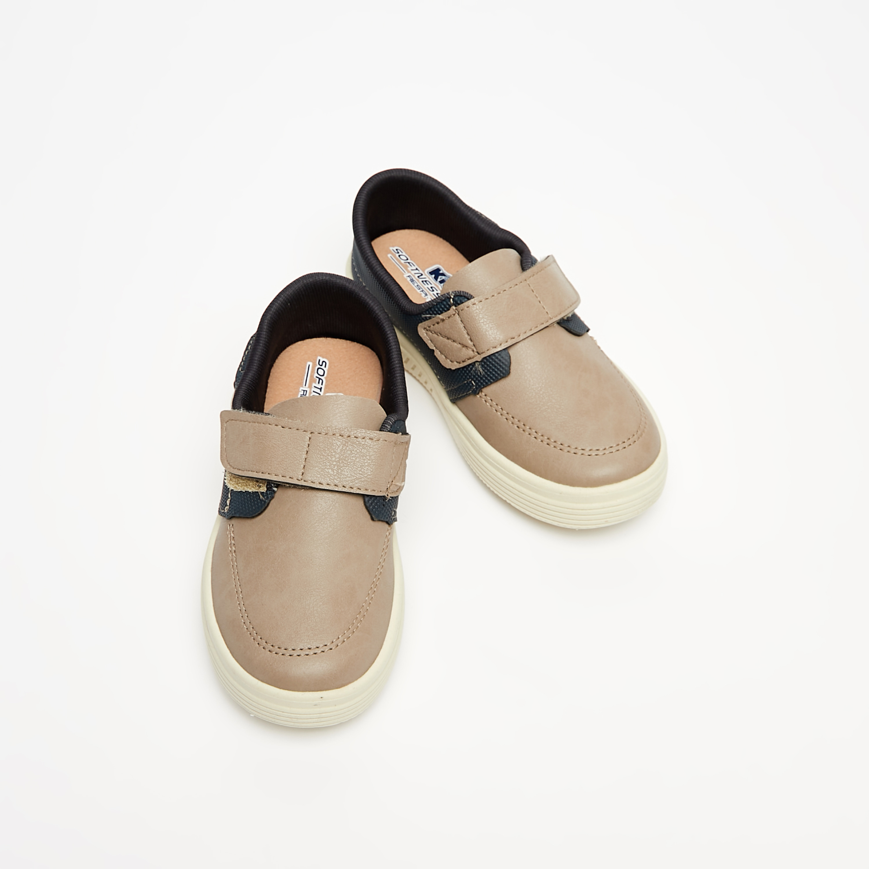 Kidy Solid Loafers with Hook and Loop Closure Online | Kids Boys' Shoes ...