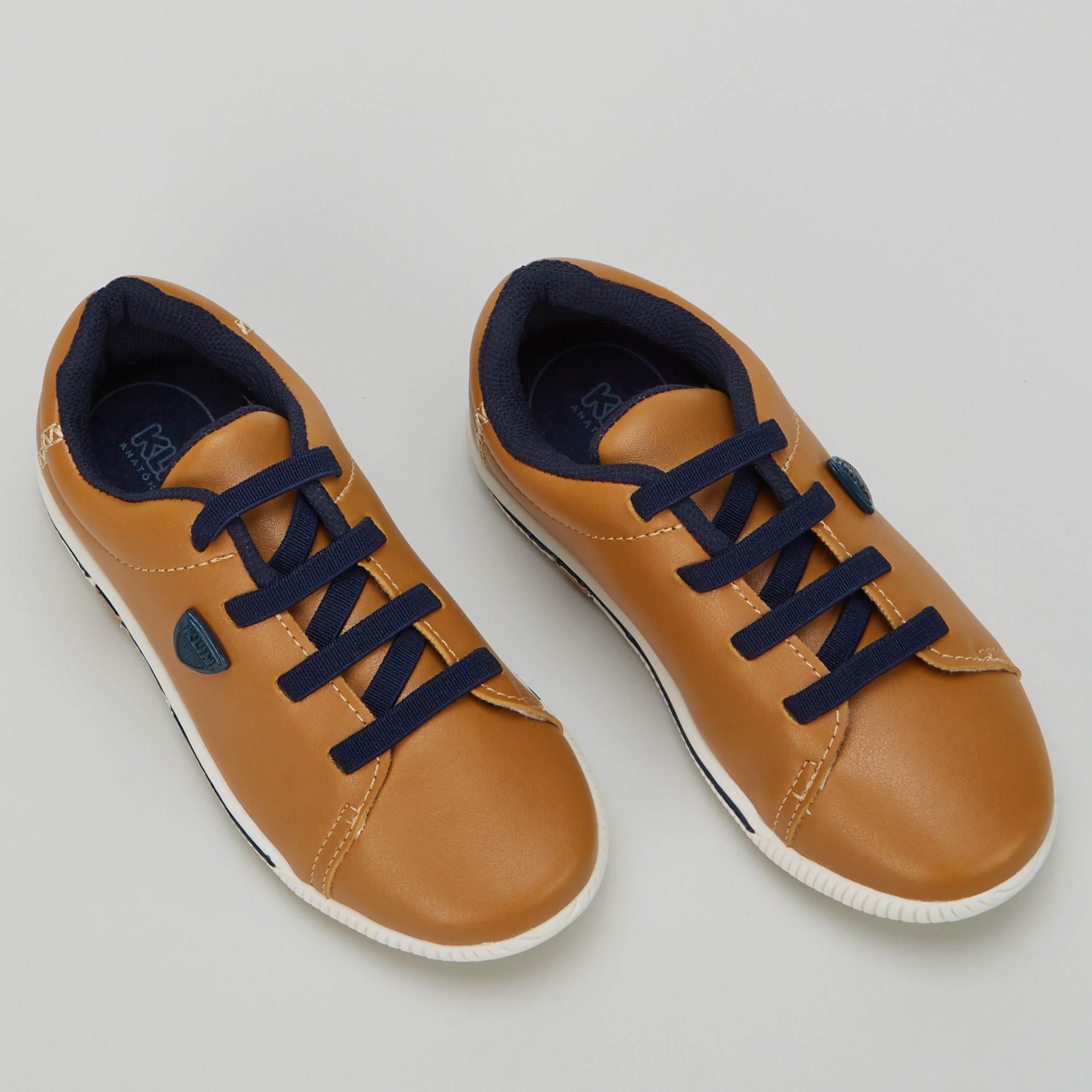 Buy Klin Lace-Up Sneakers with Applique Detail Online | Centrepoint UAE
