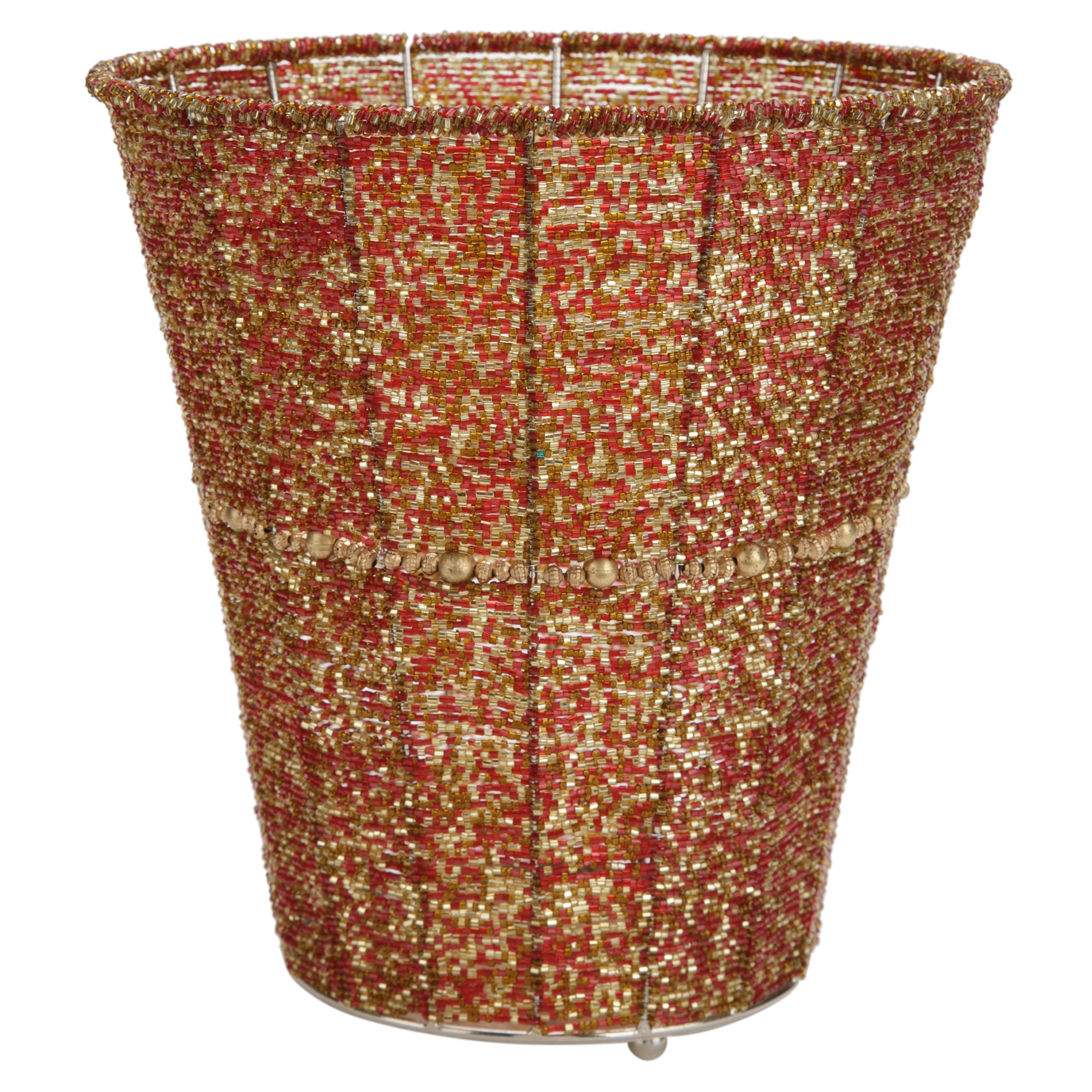 Buy Adore Beaded Waste Bin Online | Centrepoint Qatar