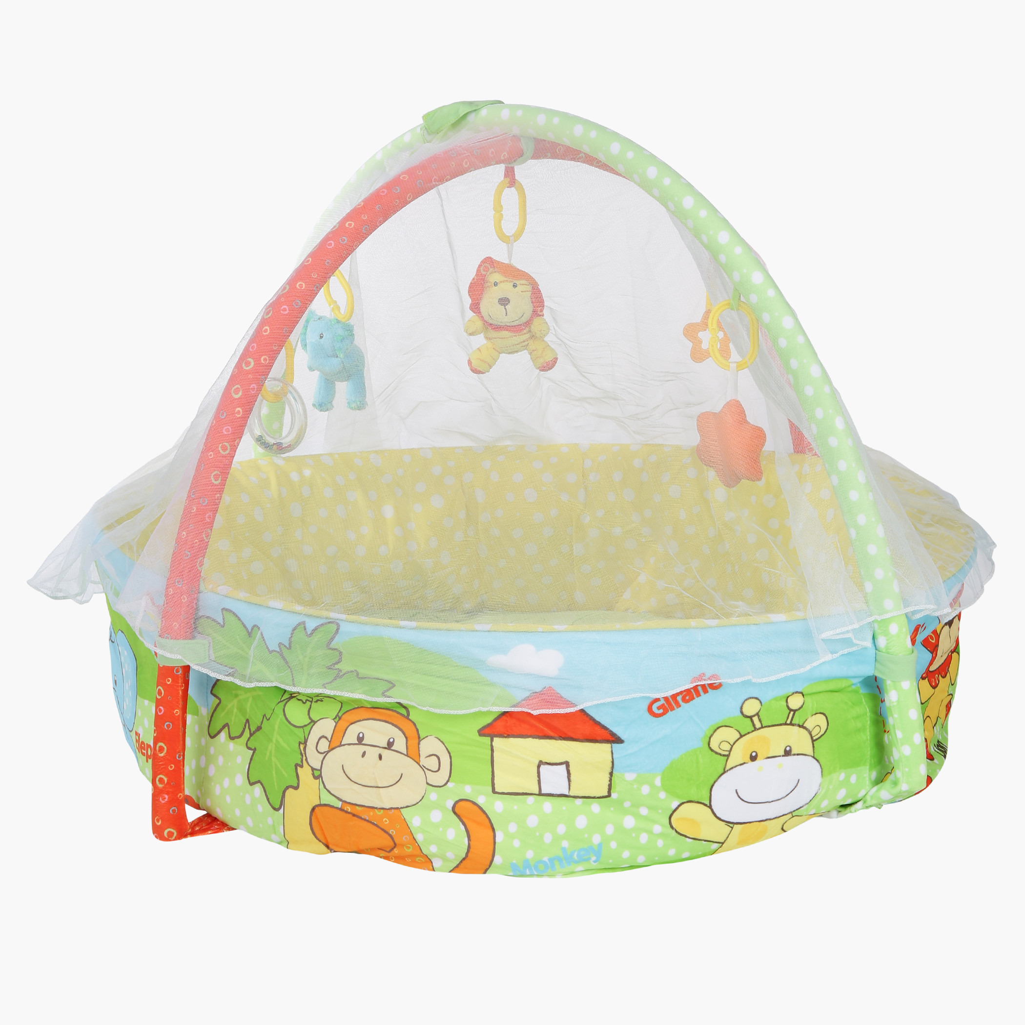 Baby mat with mosquito net store