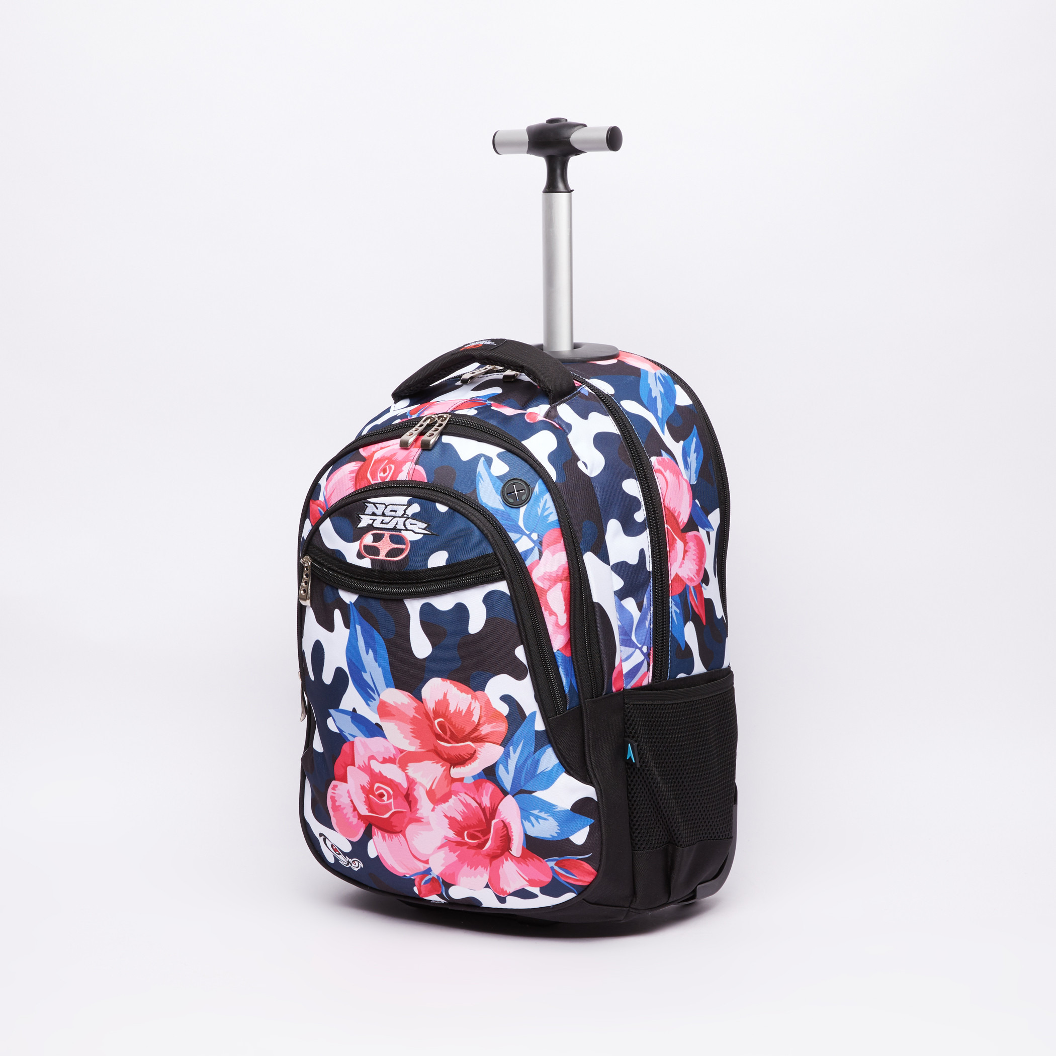 Buy No Fear Printed Trolley Backpack with Zip Closure Online Mothercare Bahrain