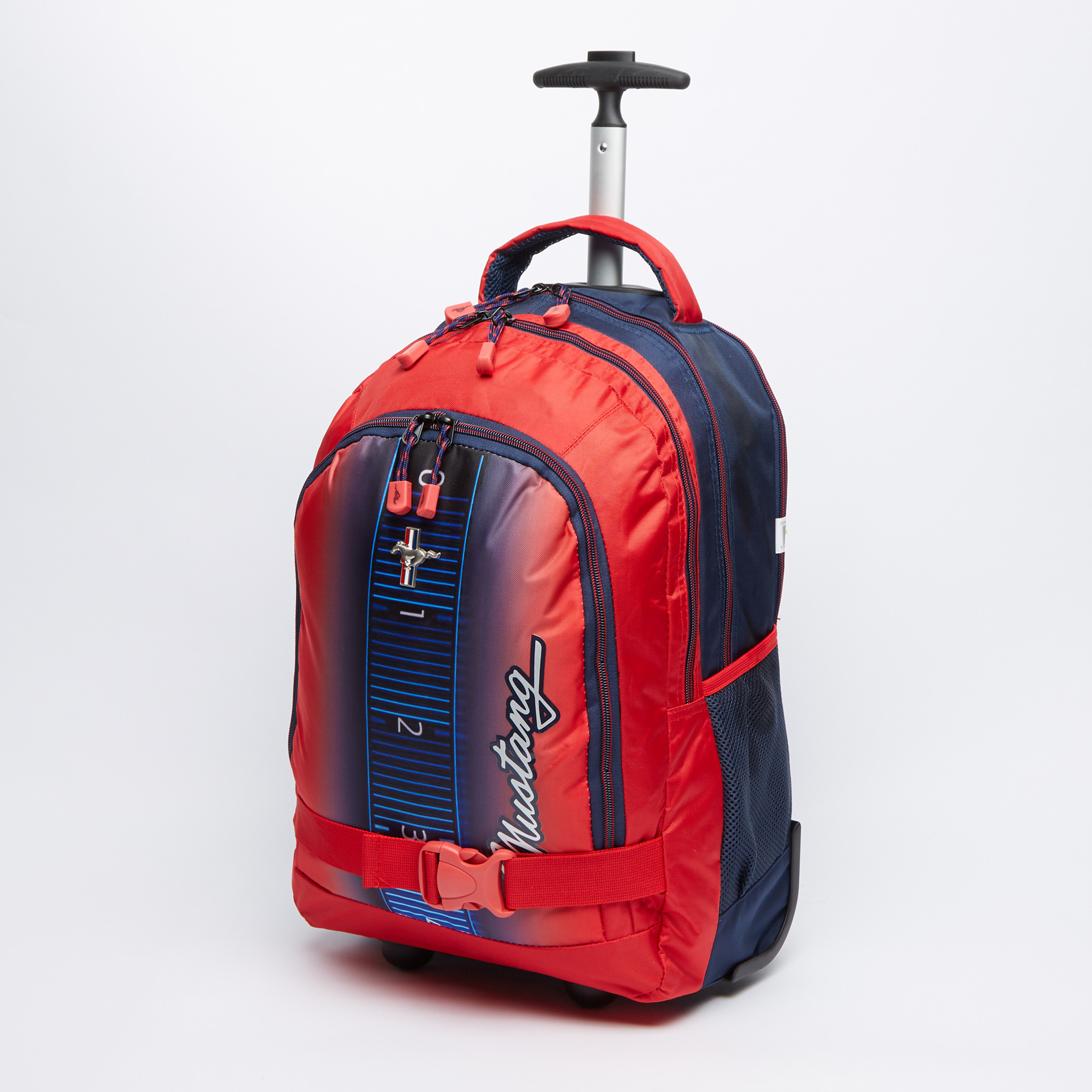 Buy Mustang Multi Compartment Trolley Backpack with Adjustable Straps Online Mothercare Bahrain