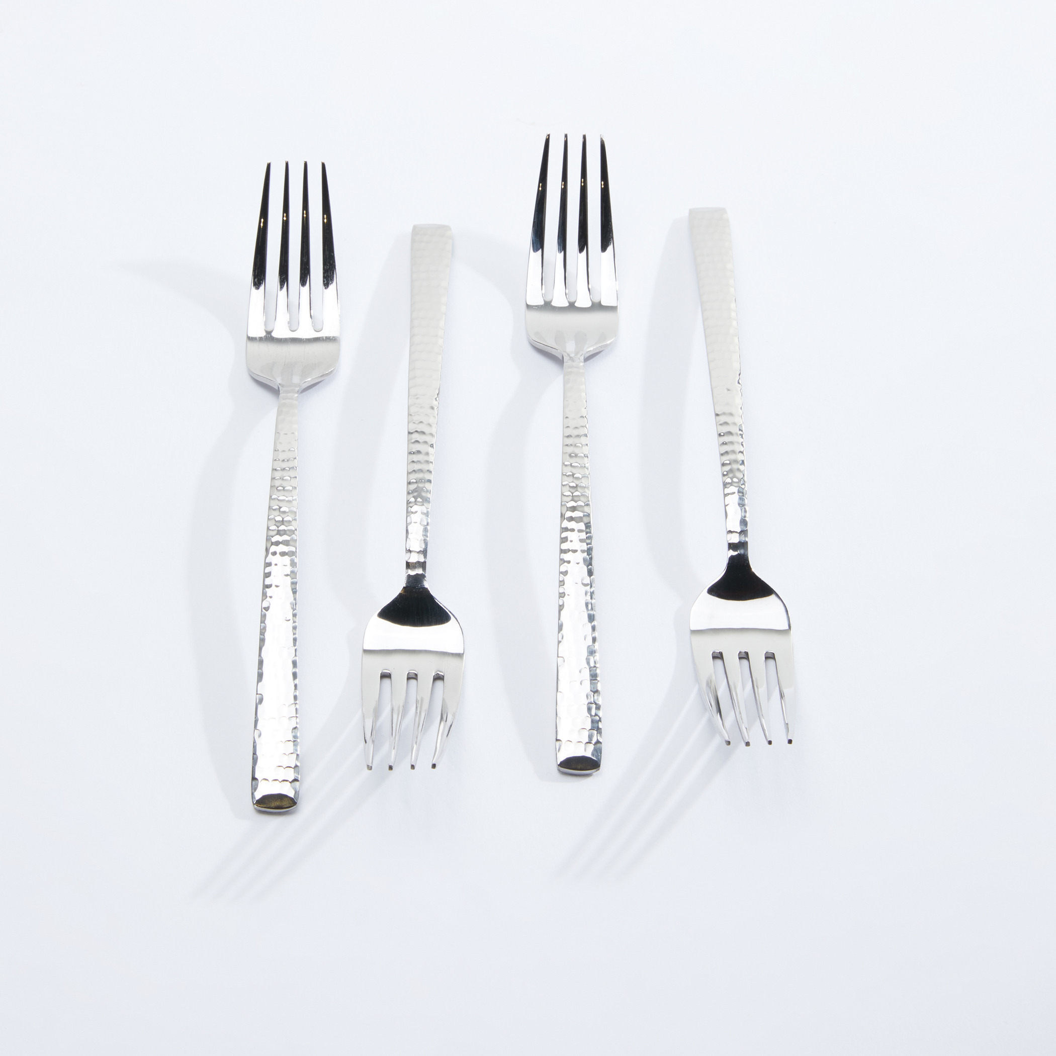 Buy Iris Hammered Fork - Set of 4 Online | Centrepoint Qatar
