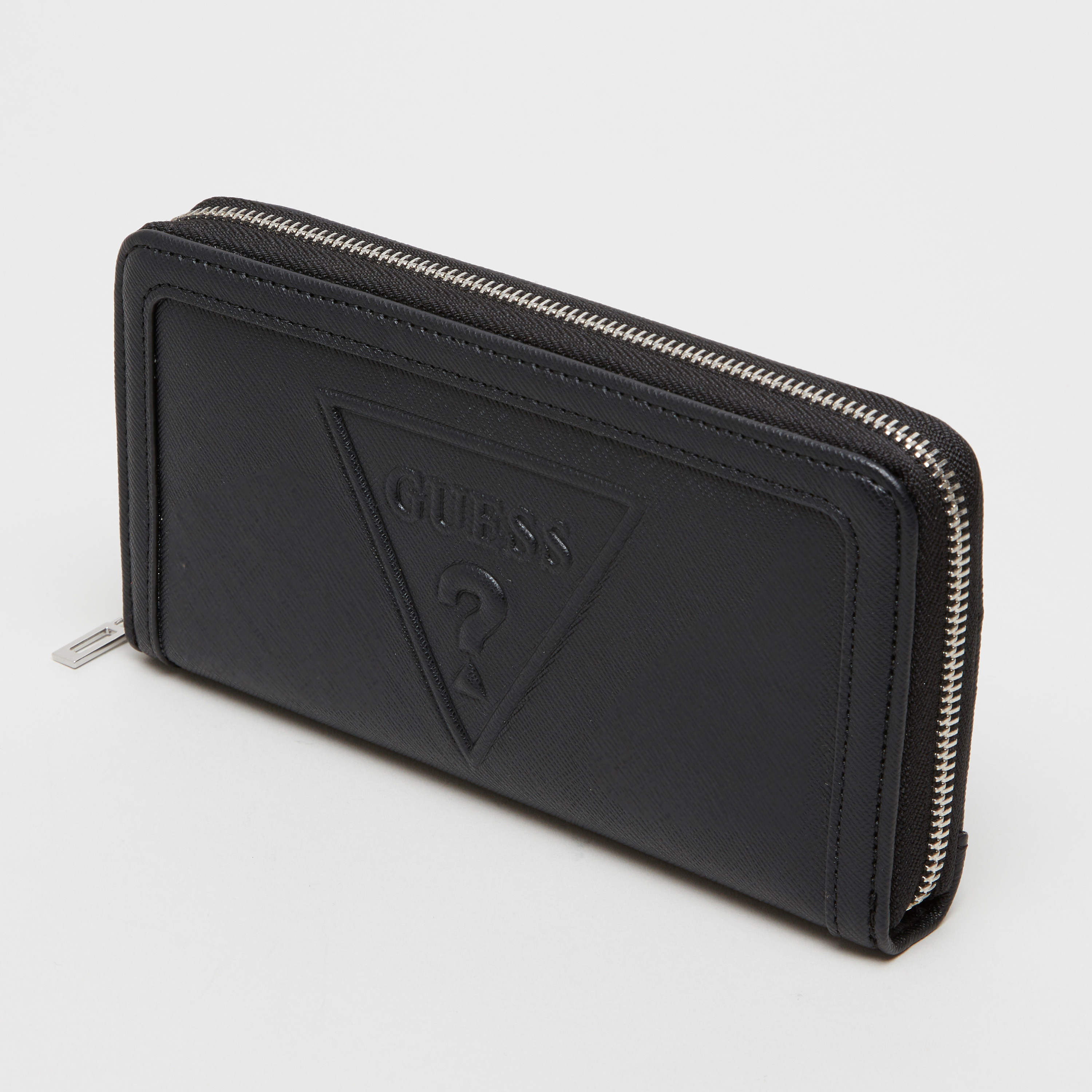 Buy Guess Logo Detail Long Zip Around Wallet Online | Centrepoint UAE