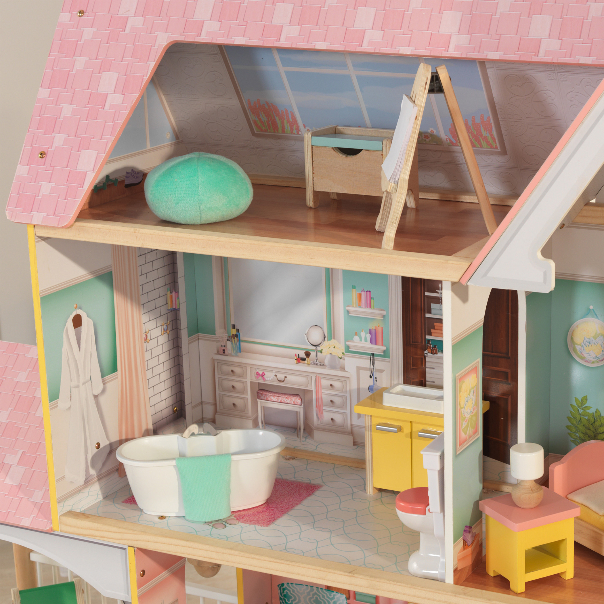 Buy Kidkraft Lola Mansion Dollhouse Online Mothercare Bahrain