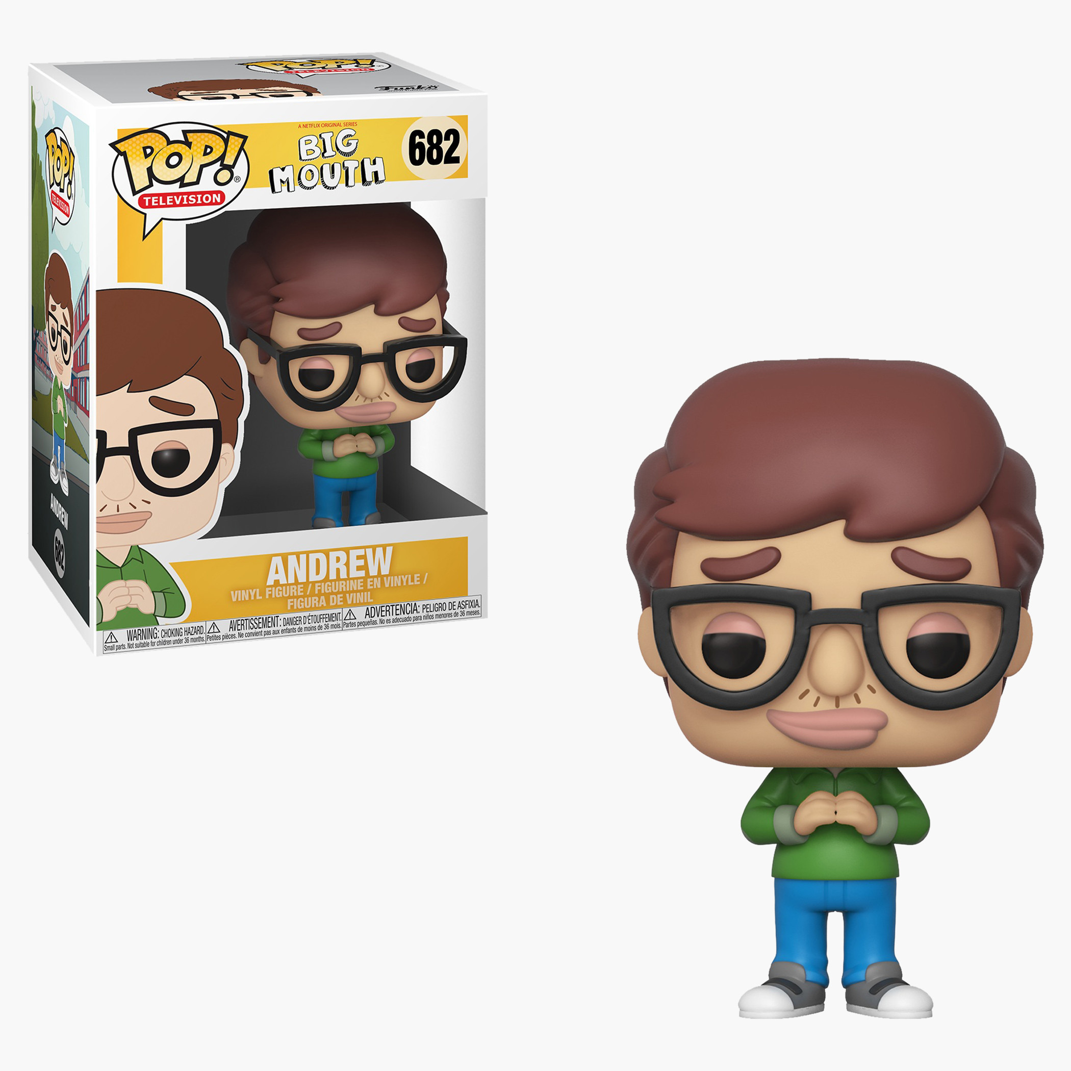 Buy Funko Pop! Television Big Mouth - Andrew Online | Centrepoint Qatar