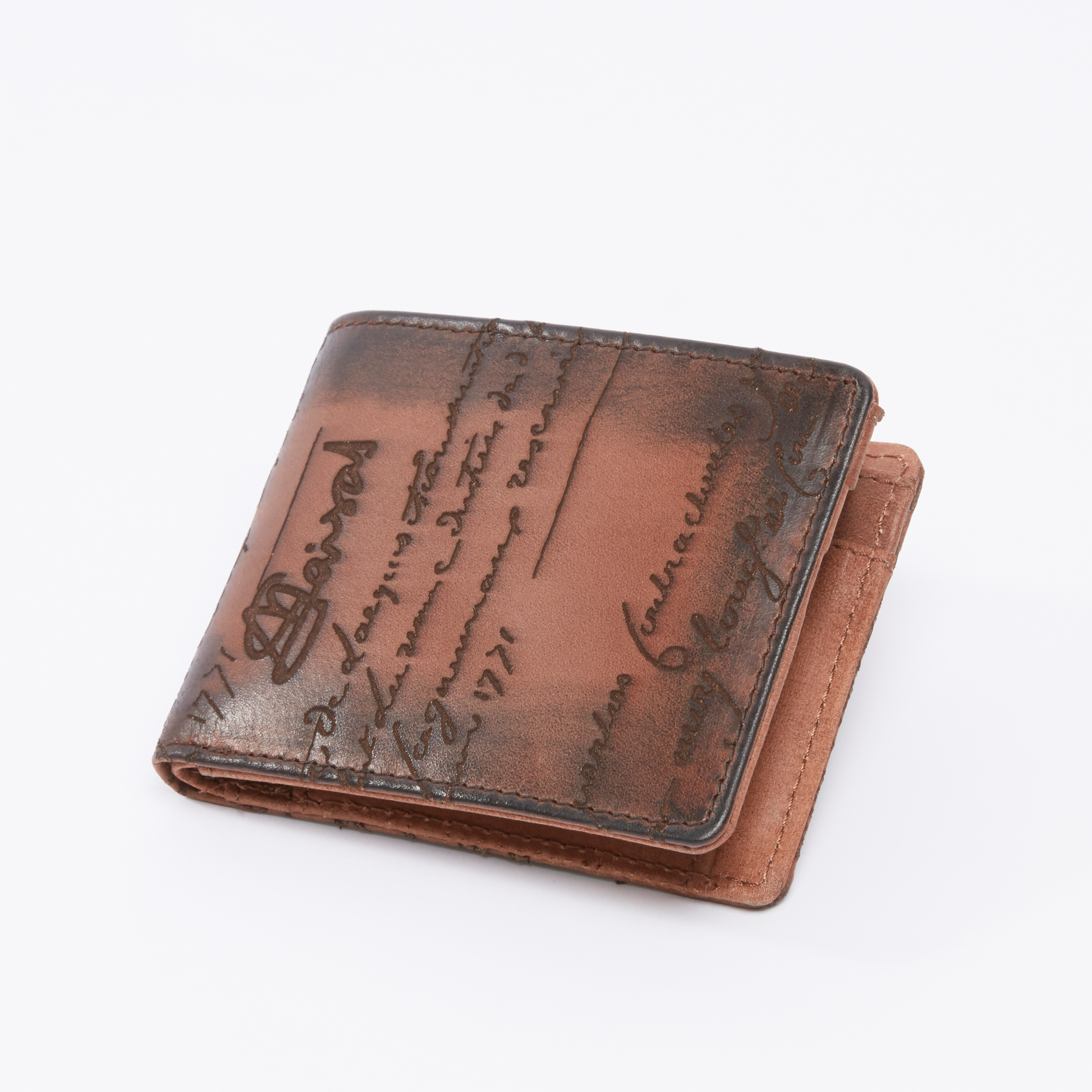 Shop Textured Bifold Wallet with Multiple Cardholders Online ...