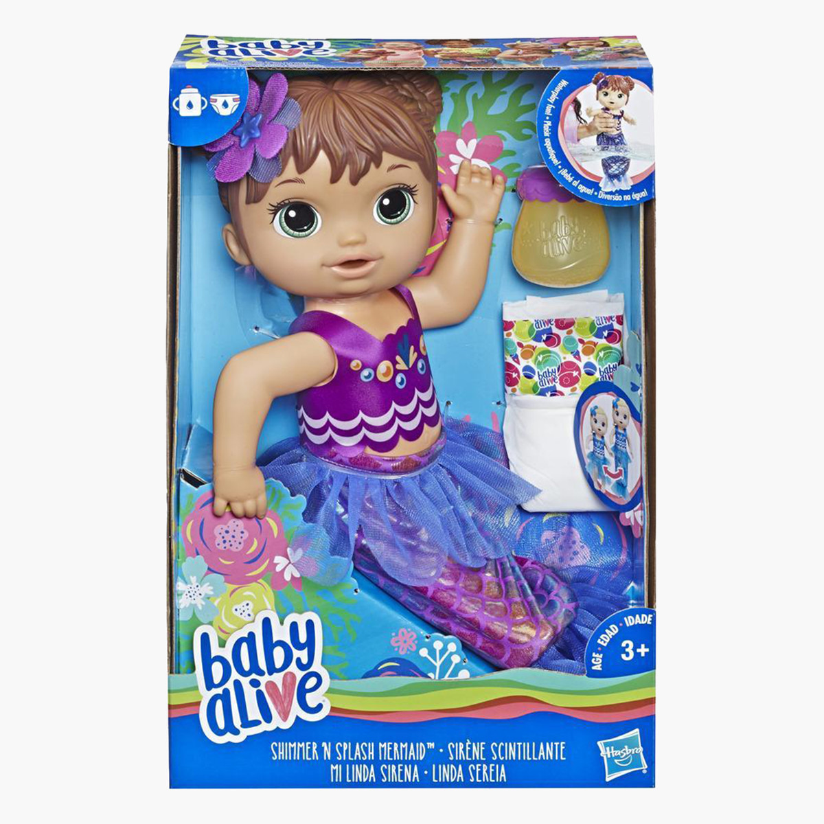 Buy Hasbro Shimmer N Splash Mermaid Doll Set Online Babyshop UAE