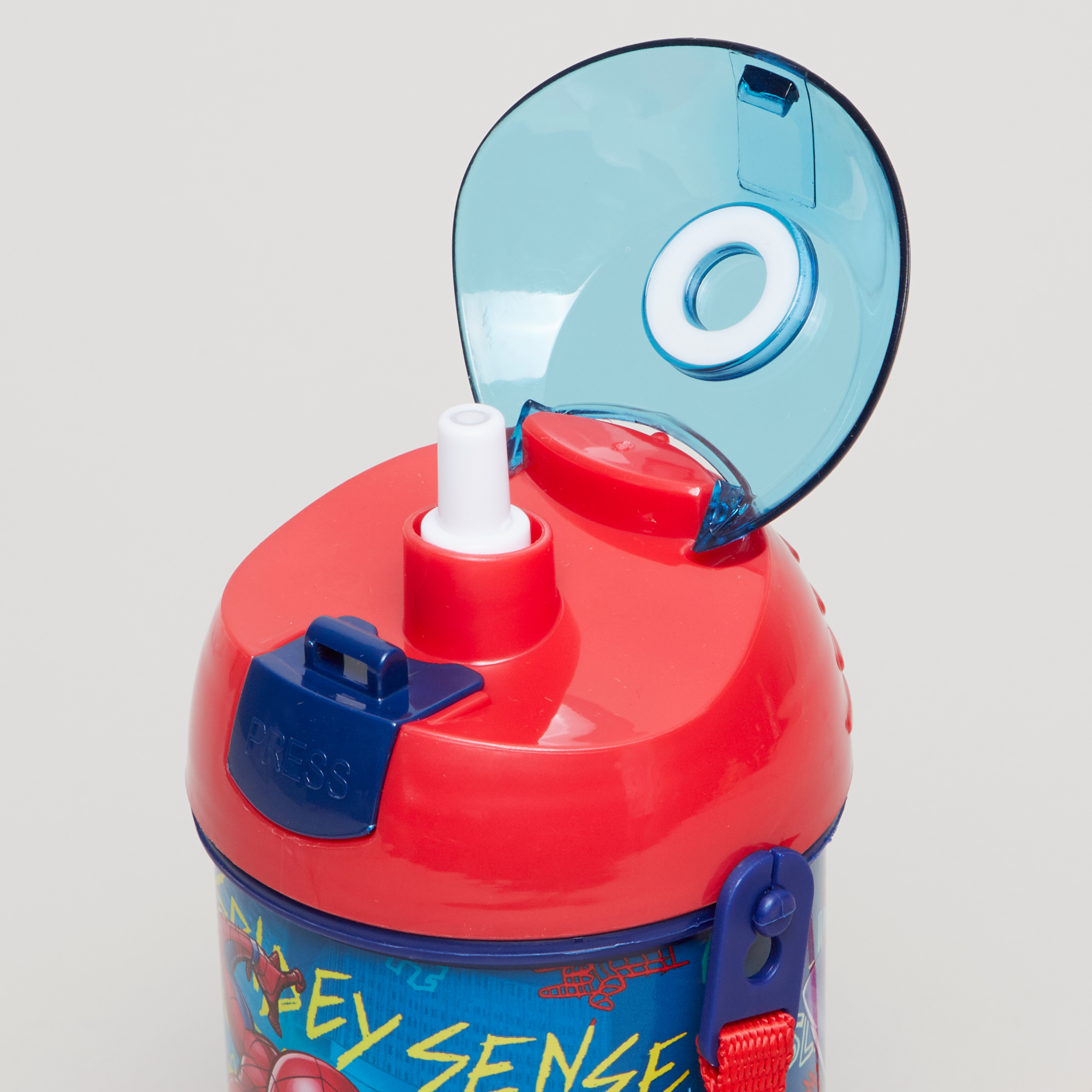 Buy Spider-Man Printed Pop-Up Water Bottle - 450 ml Online ...