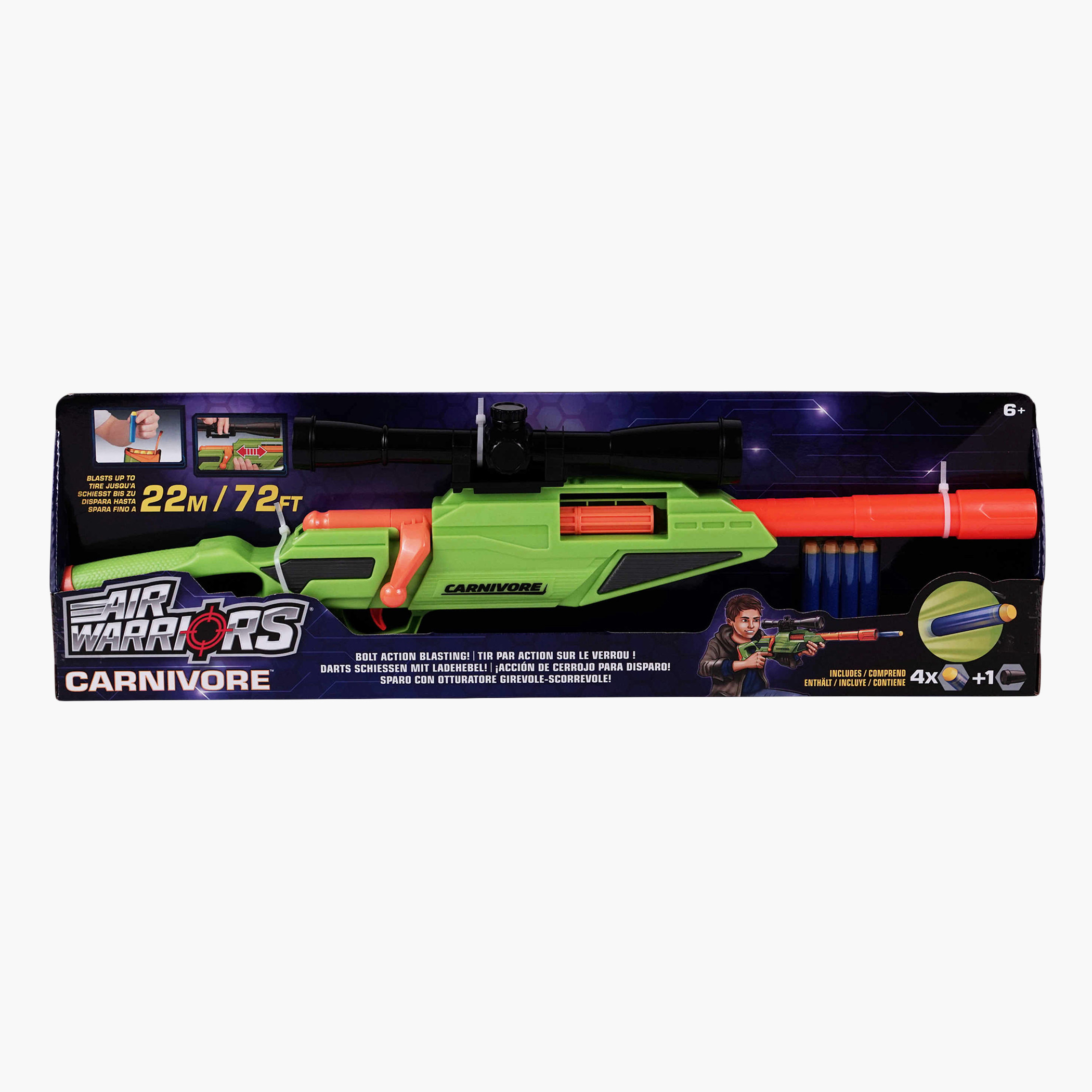 Buy Air Warriors Carnivore Bolt Action Blasting Gun Toy Online ...