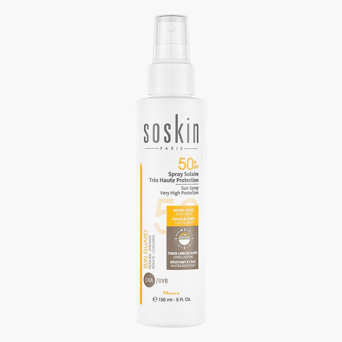 Shop SOSKIN Sun Guard Spray with SPF 50 - 150 ml Online | Splash UAE