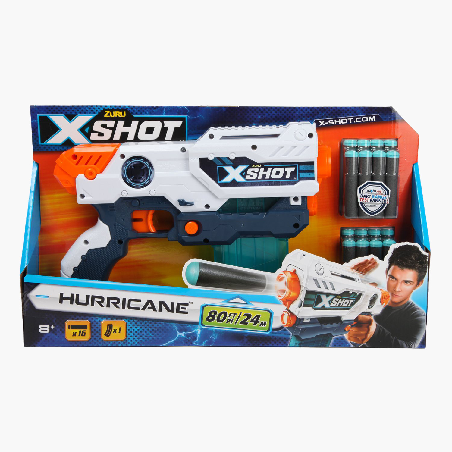 Buy X-Shot Hurricane 16-Piece Dart Playset Online | Babyshop Kuwait