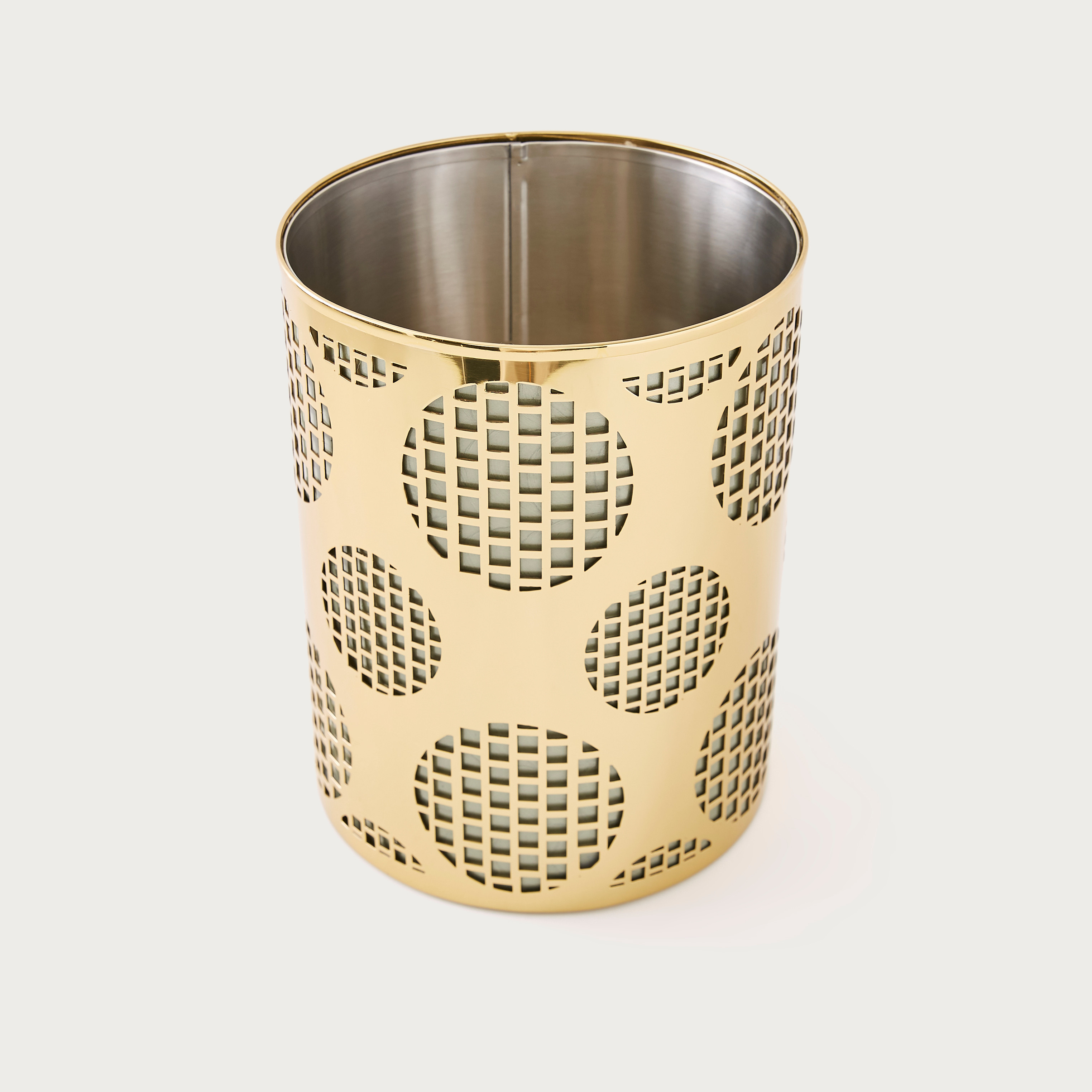 Shop Cut-Out Detailed Metal Waste Bin - 20x20x25 cms Online ...