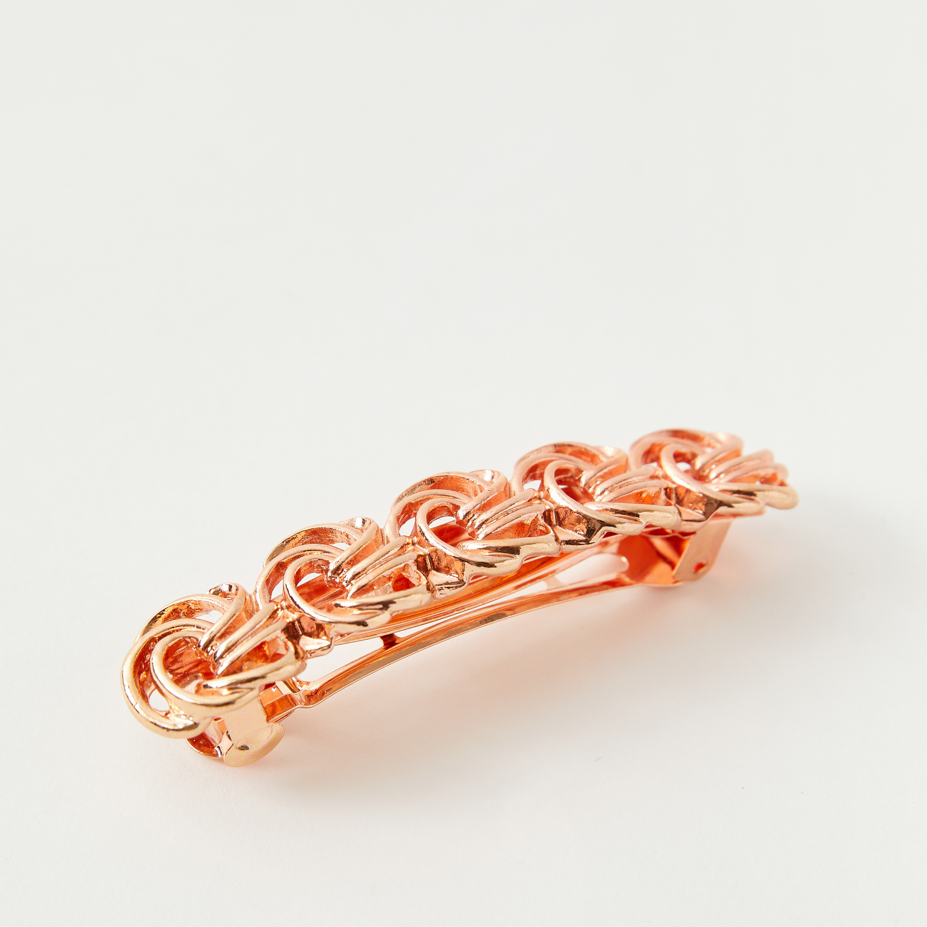 Buy Chain Patterned Barrette Hair Clip Online | Centrepoint Kuwait
