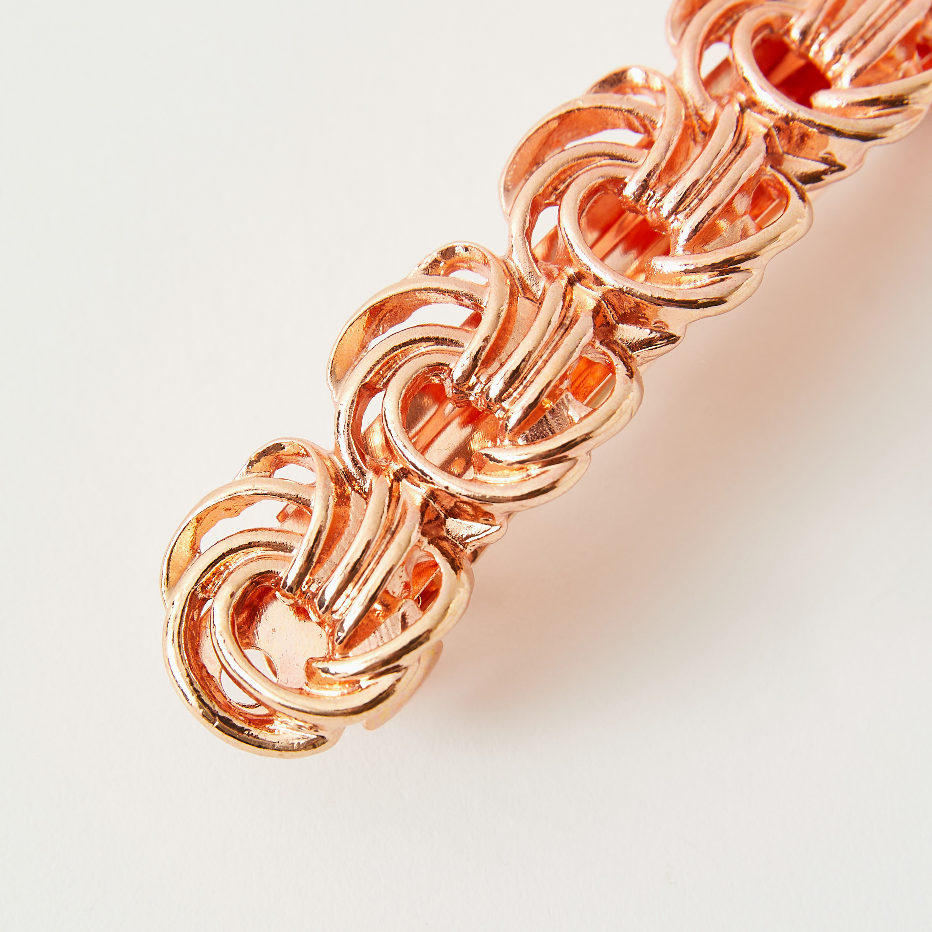 Buy Chain Patterned Barrette Hair Clip Online | Centrepoint Kuwait