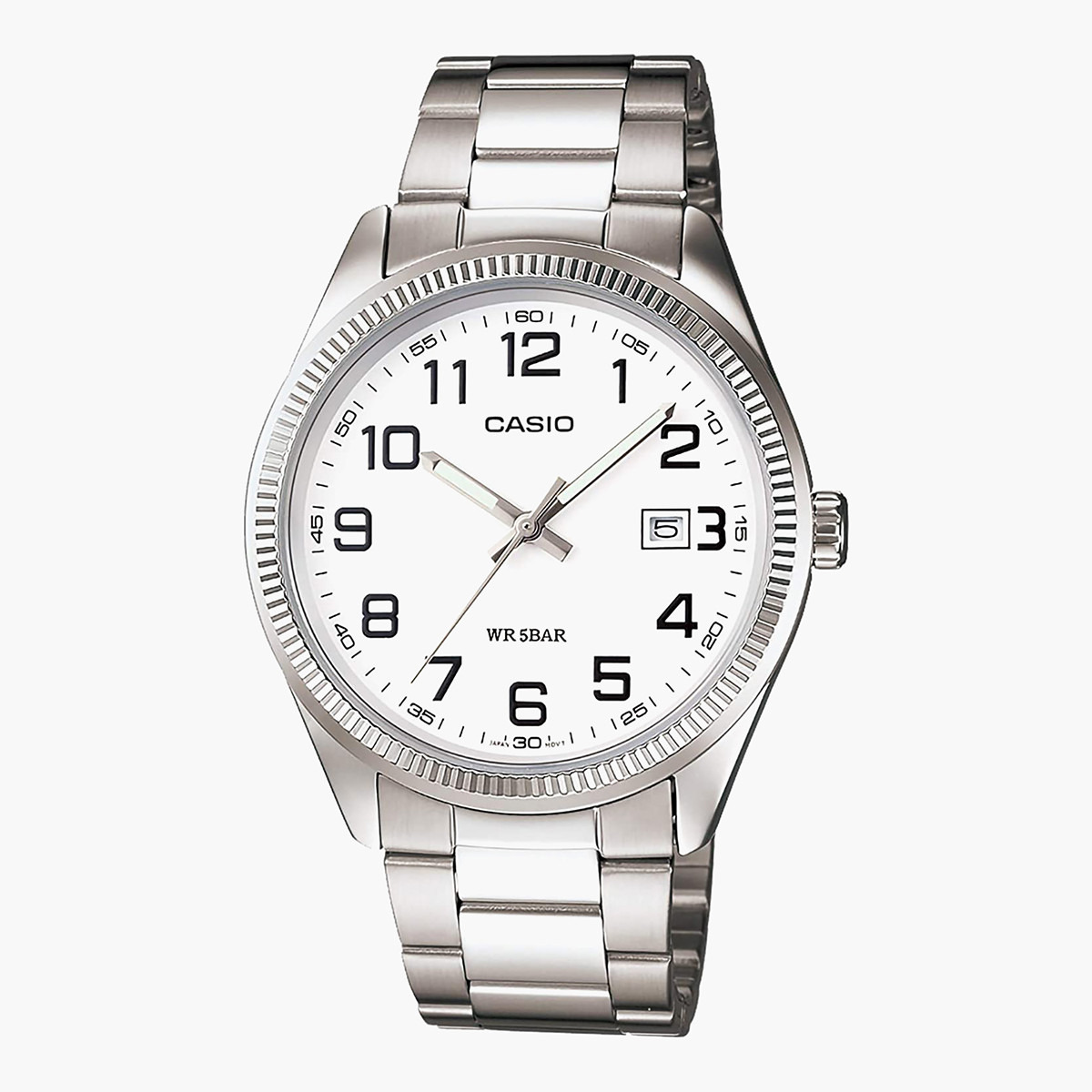 Shop Casio Men Silver Analog Stainless Steel Strap Watch - LTP-1302D ...