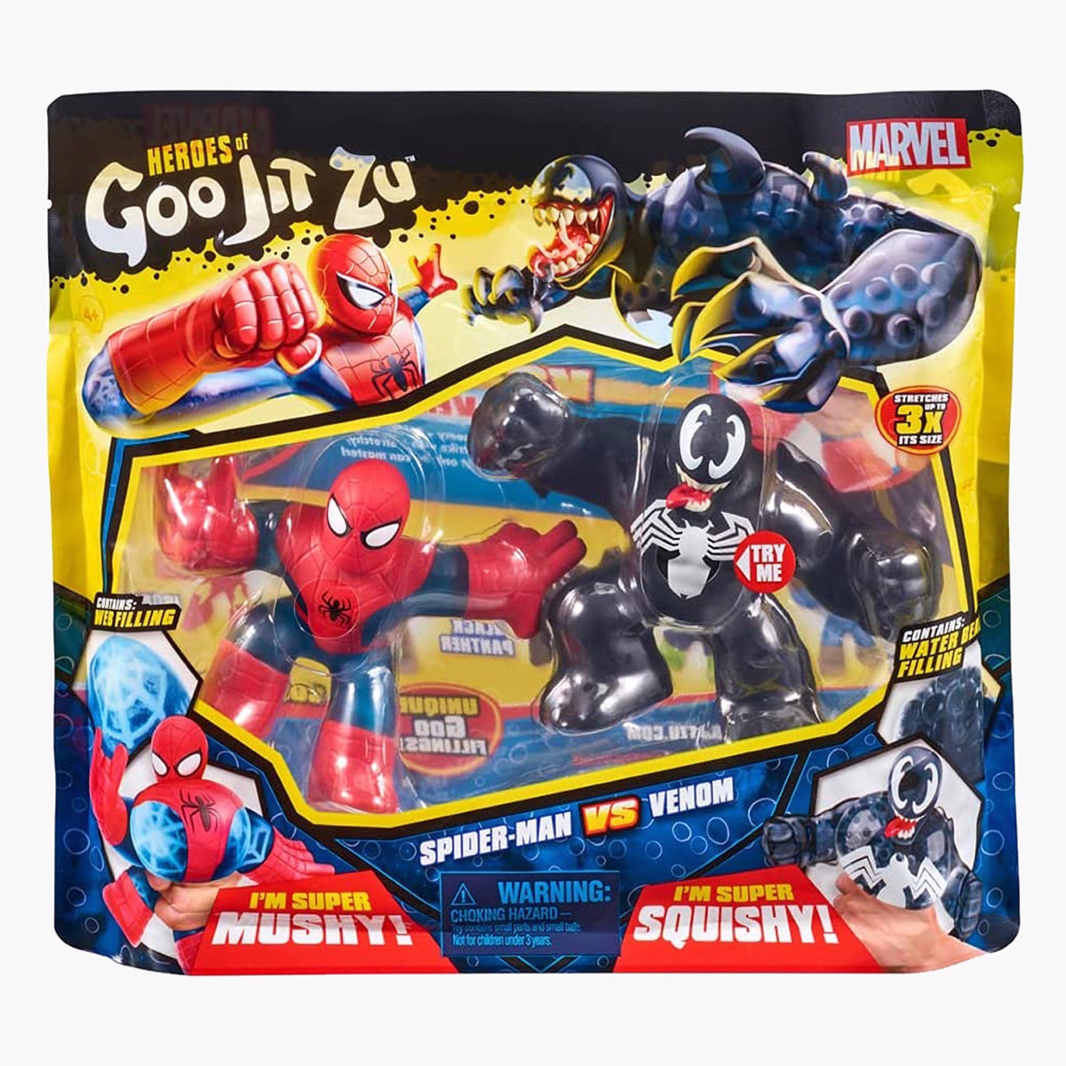 Shop Goo Jit Zu Marvel Spider-Man Vs. Venom Figurine Set Online ...