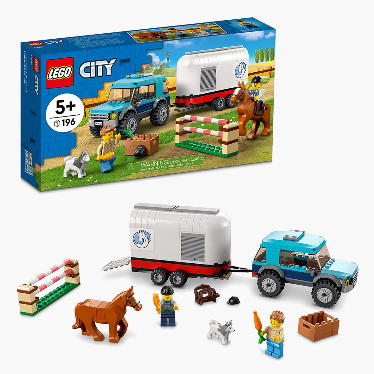 Shop LEGO City Horse Transporter Playset Online | Centrepoint Oman
