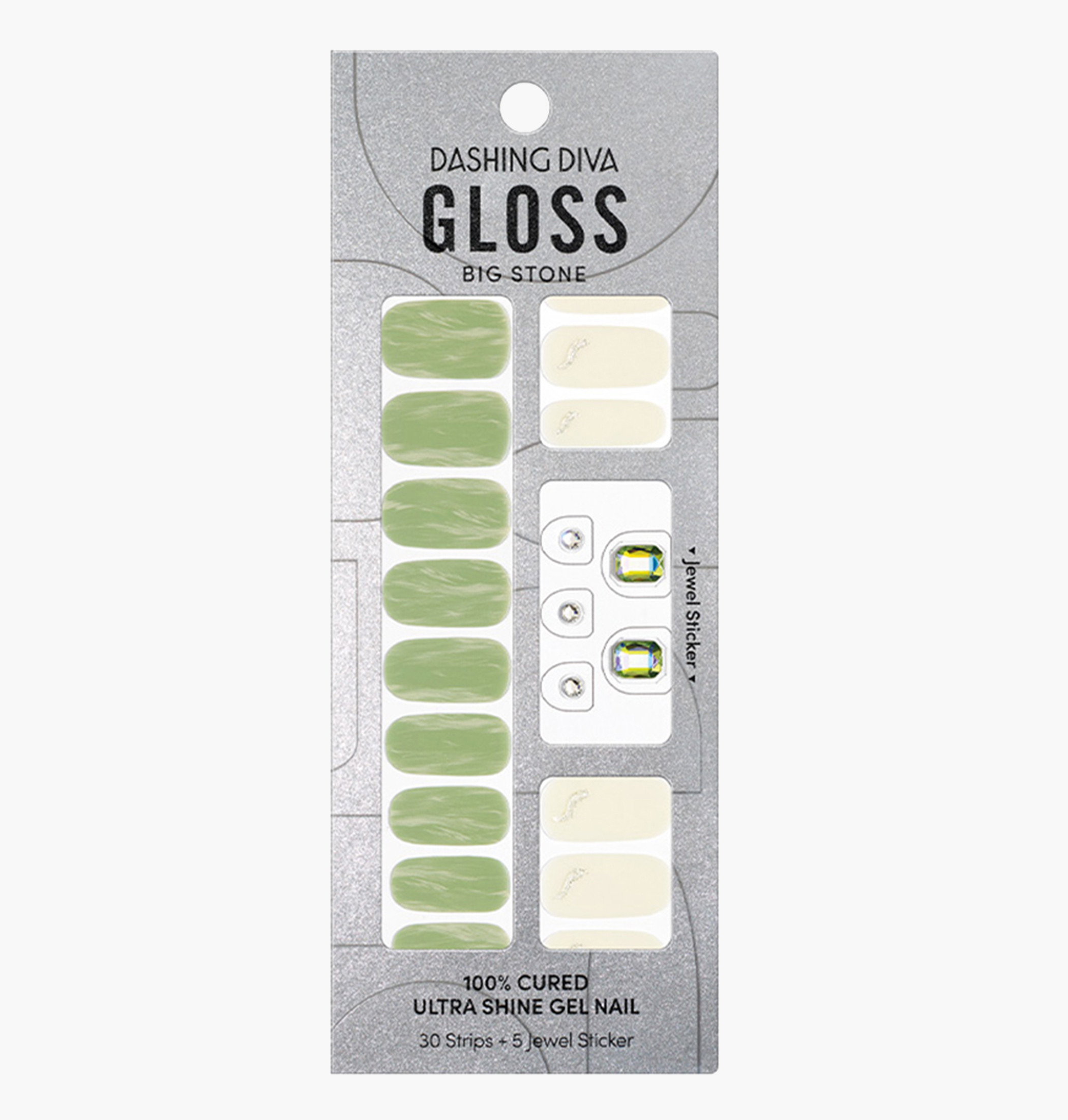 Dashing Diva 35-Piece Gloss Big Stone Nail Sticker and Stone Set Online ...