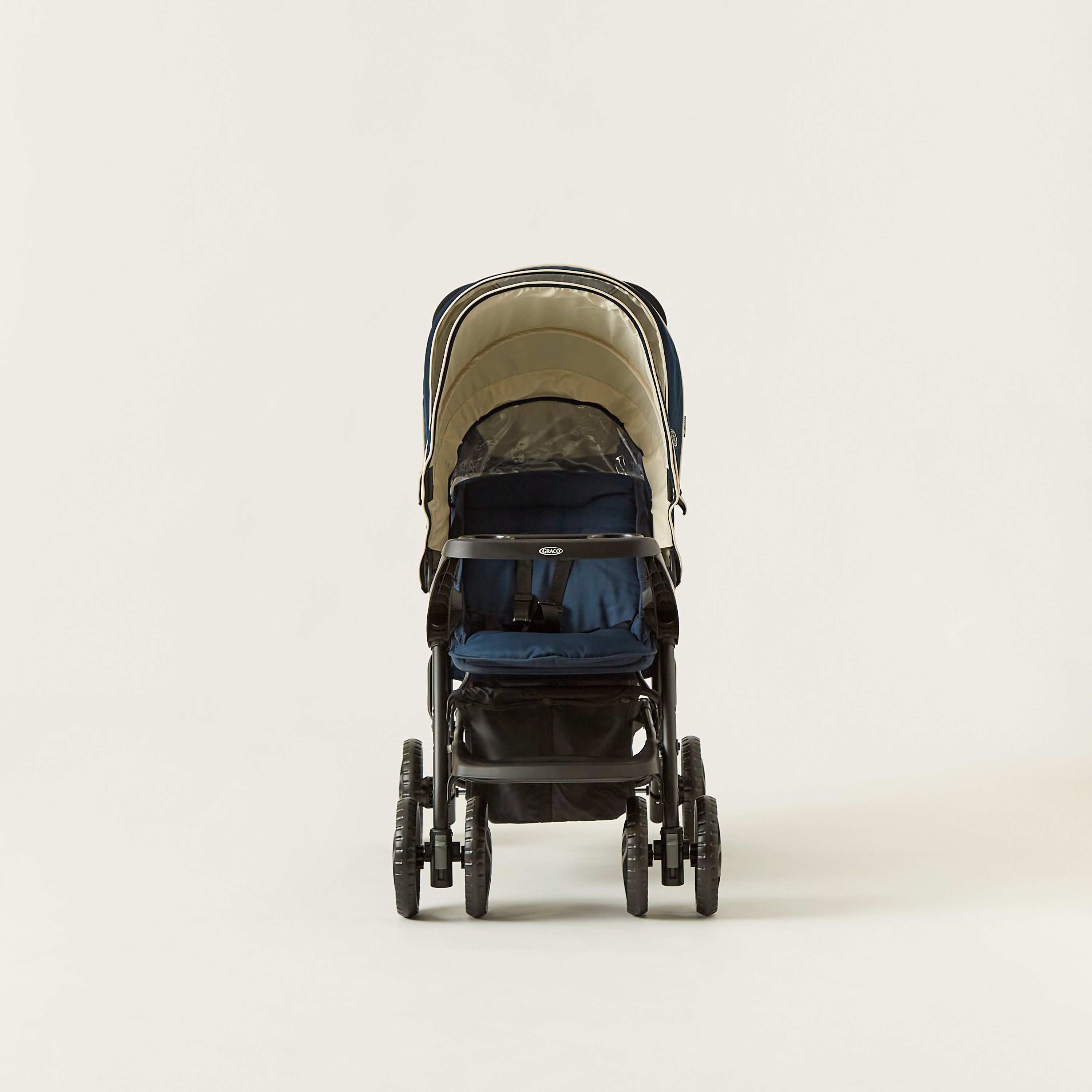 Graco Eclipse Stadium Duo Blue Twin Stroller with One-fold Feature ...