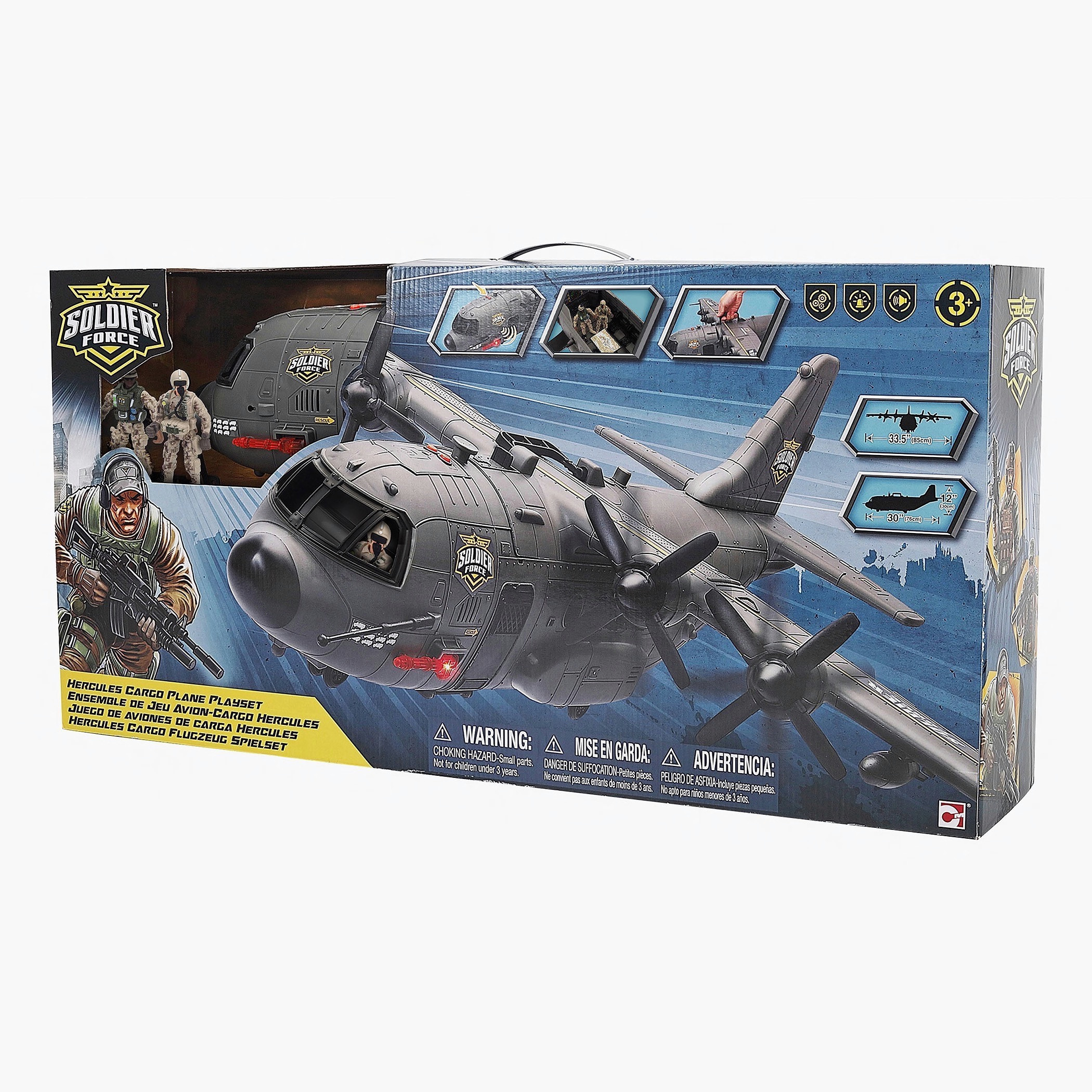 Buy Soldier Force Hercules Cargo Plane Playset Online | Babyshop KSA