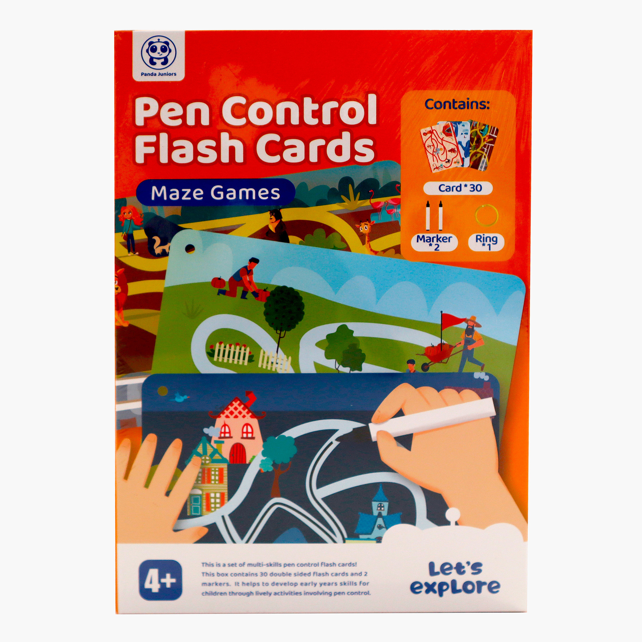 Buy Pen Control Flash Cards Maze Game Set Online | Babyshop UAE