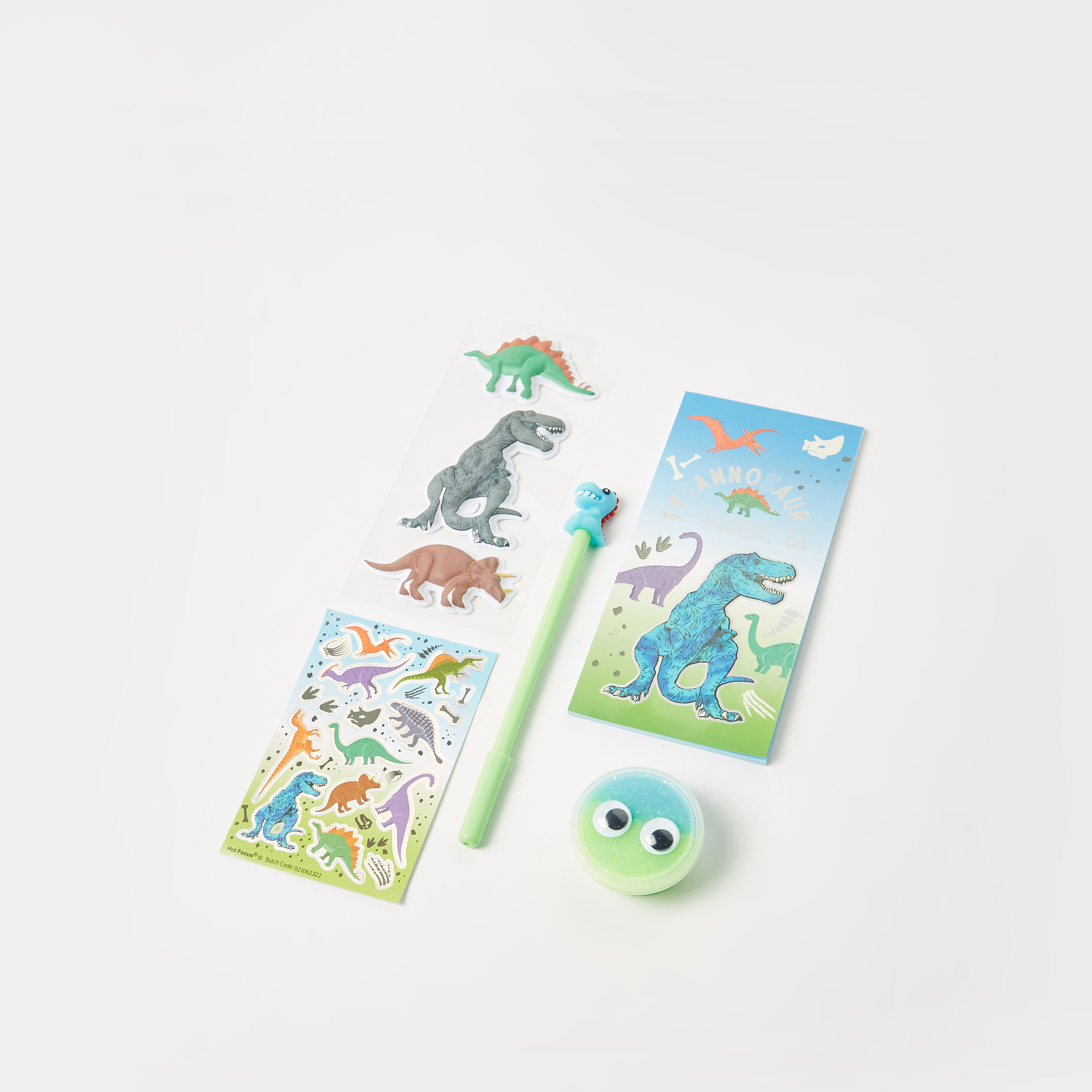 Buy Hot Focus Glow-in-the-Dark Slime Art Dinosaur Set Online | Babyshop UAE