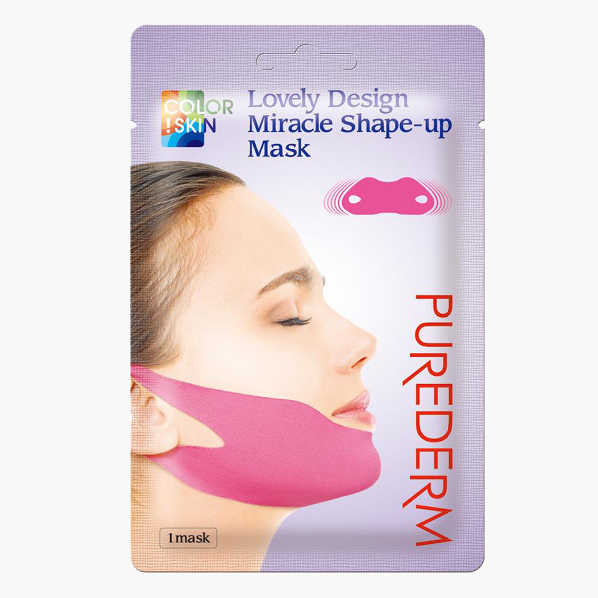 Buy PureDerm Lovely Design Miracle Shape-up Face Mask - 10 gms Online ...
