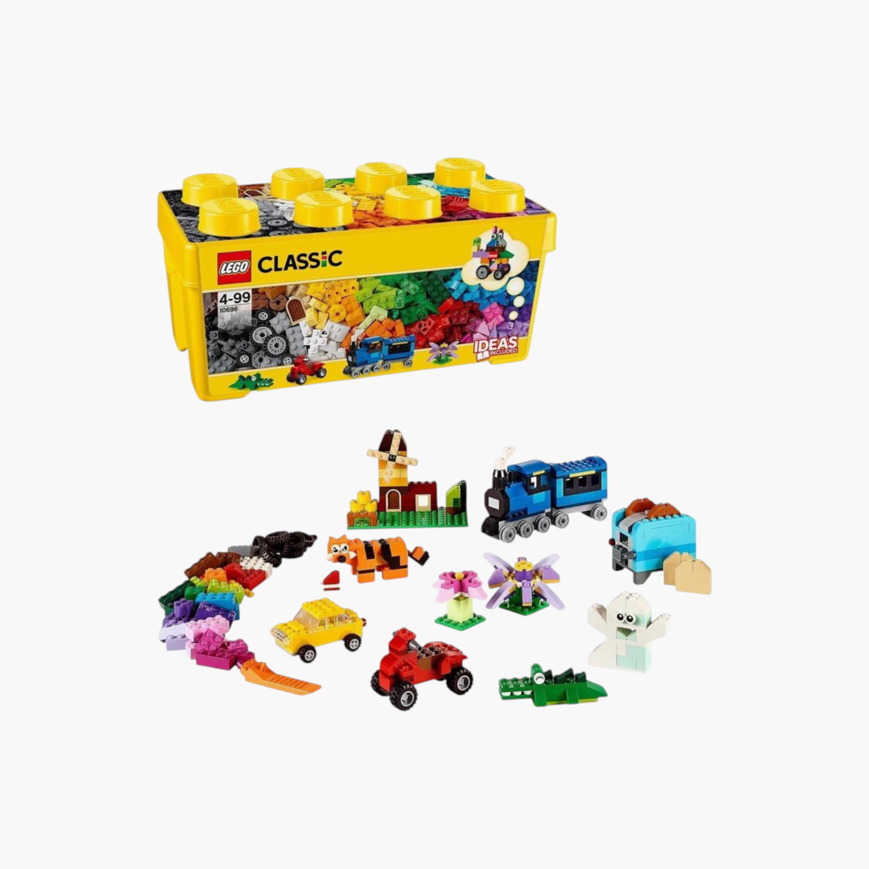 Buy LEGO CLASSIC MEDIUM CREATIVE BRICK BOX MULTI-COLOUR 10696 Online ...