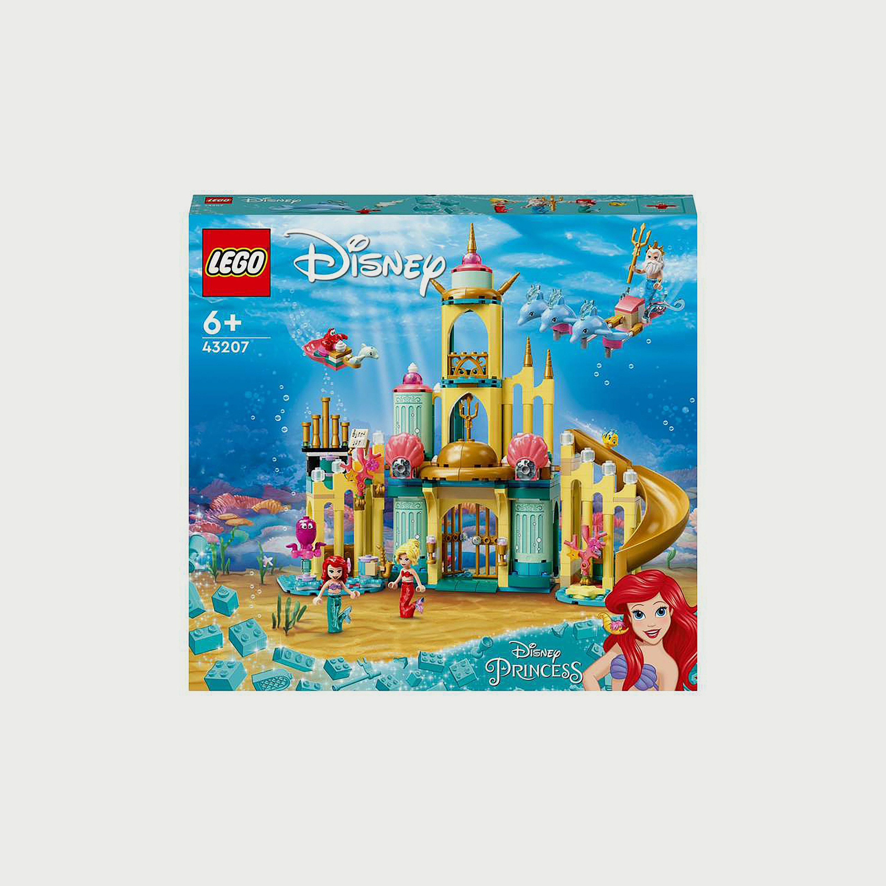 Buy LEGO ǀ Disney Ariel's Underwater Palace 43207 Building Kit (498 ...