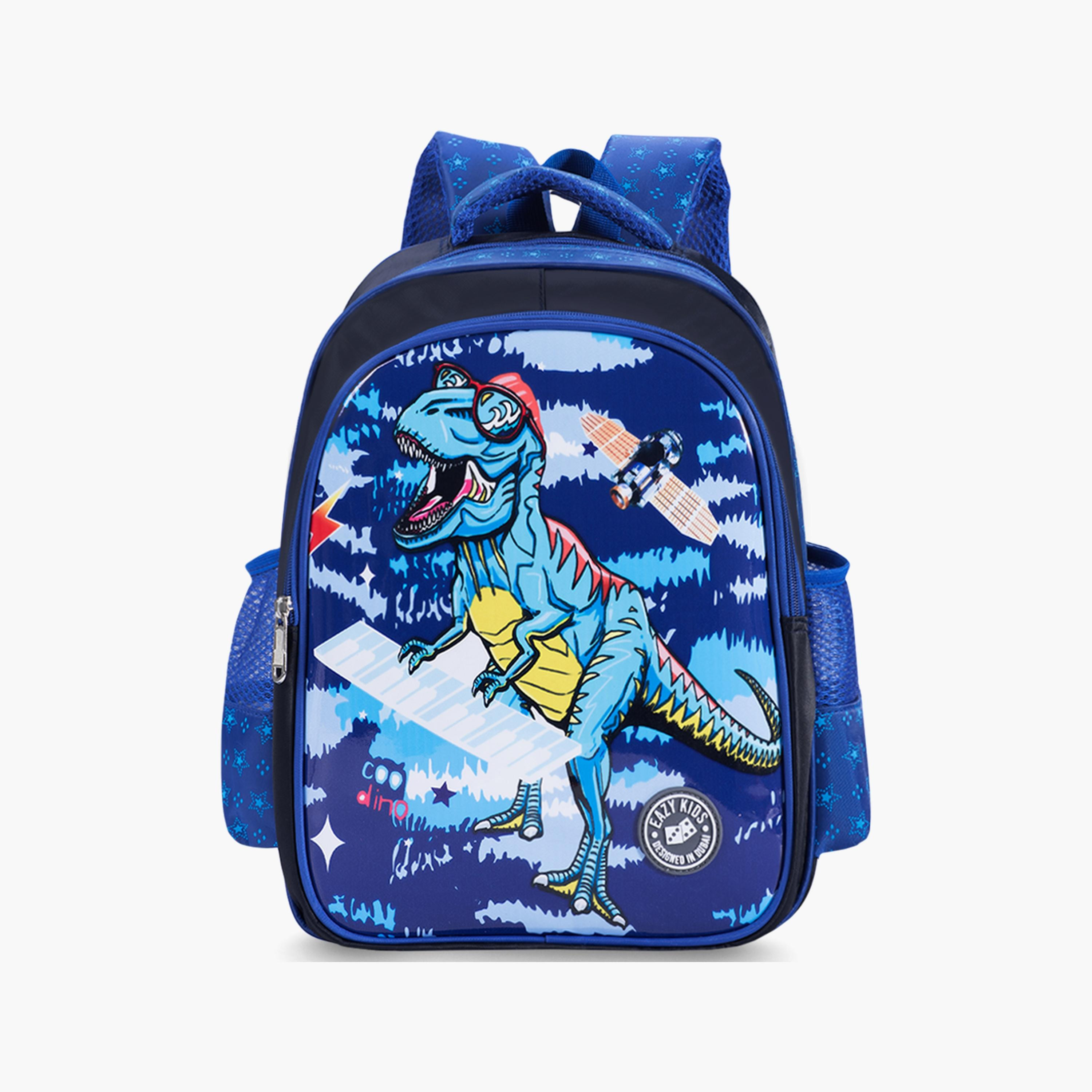 Buy Eazy Kids T - Rex School Bag - Blue Online | Centrepoint UAE