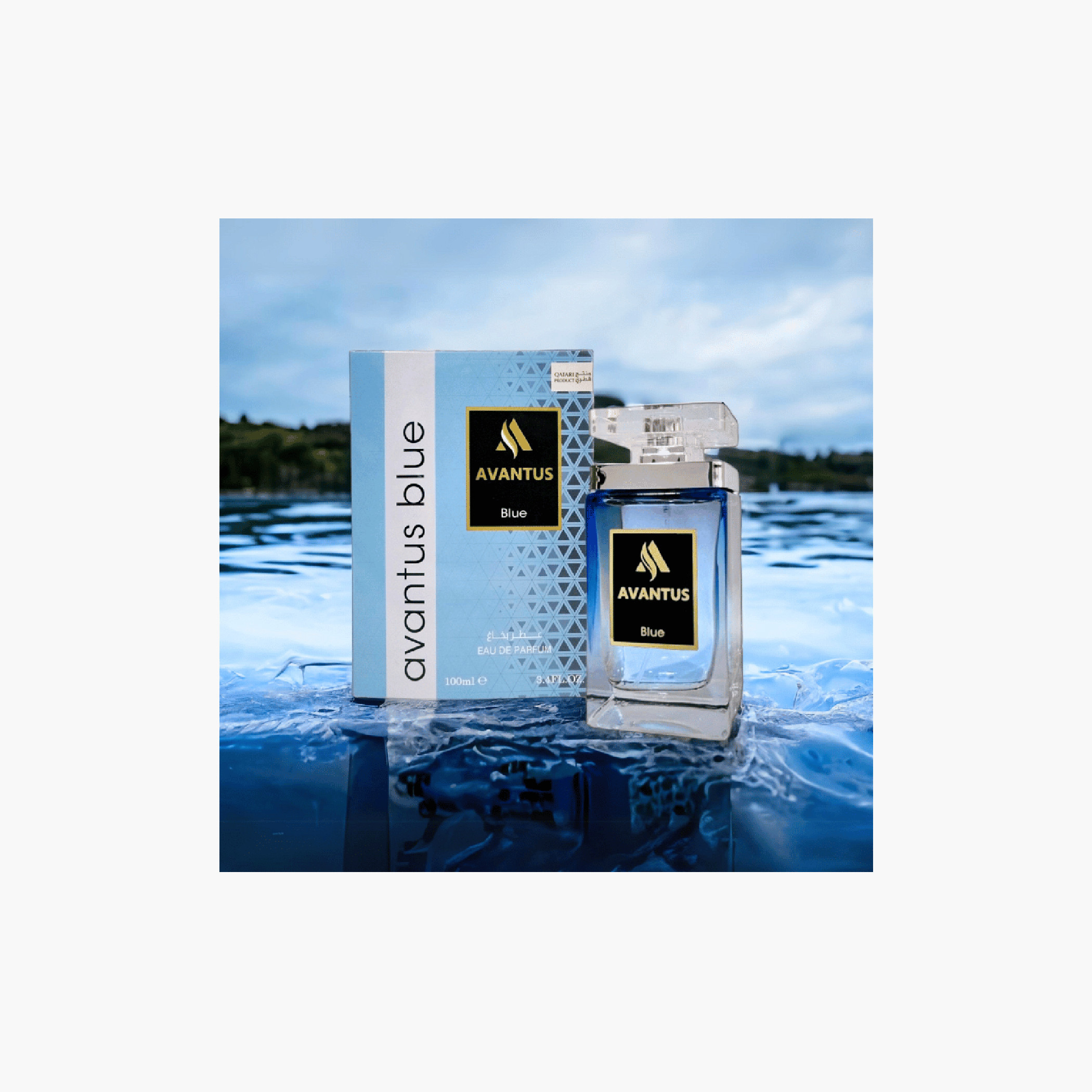 Shop Avantus Blue Eau De Parfum - 100 ml Online | Centrepoint Oman