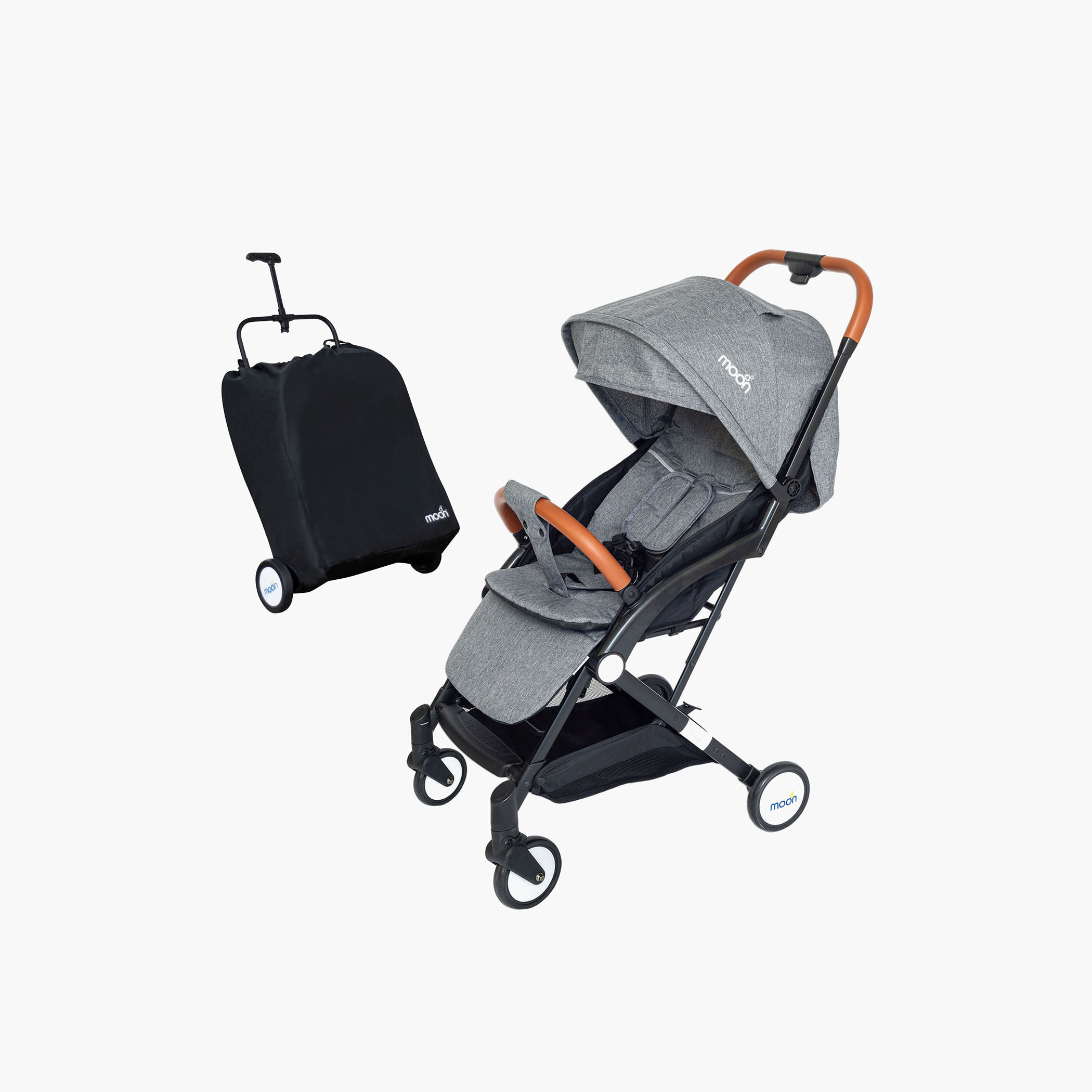 Buy Moon Ritzi 3-Fold System Cabin Stroller - Black Red Online ...