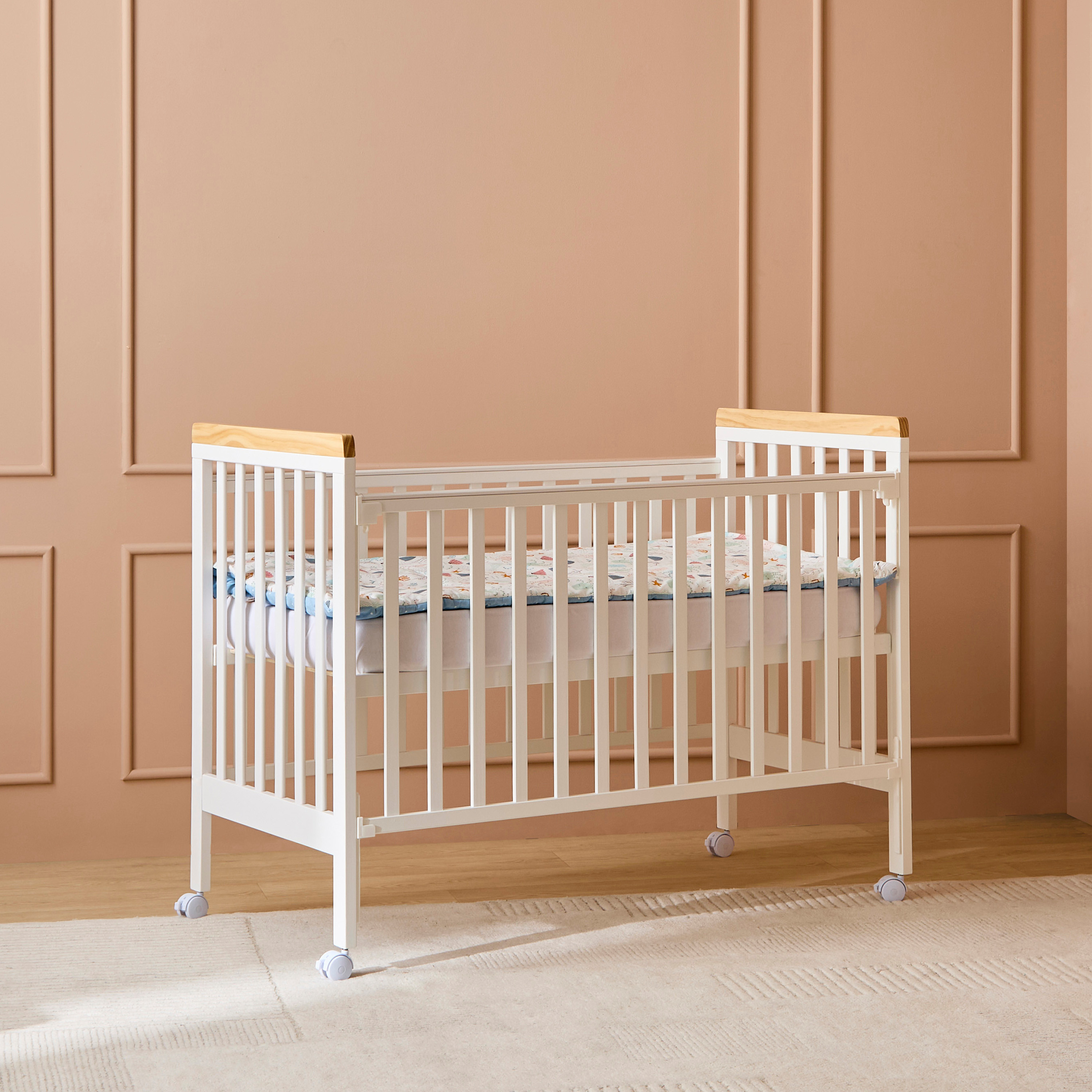 Buy Juniors Lucy Crib with Dropside Online | Babyshop UAE