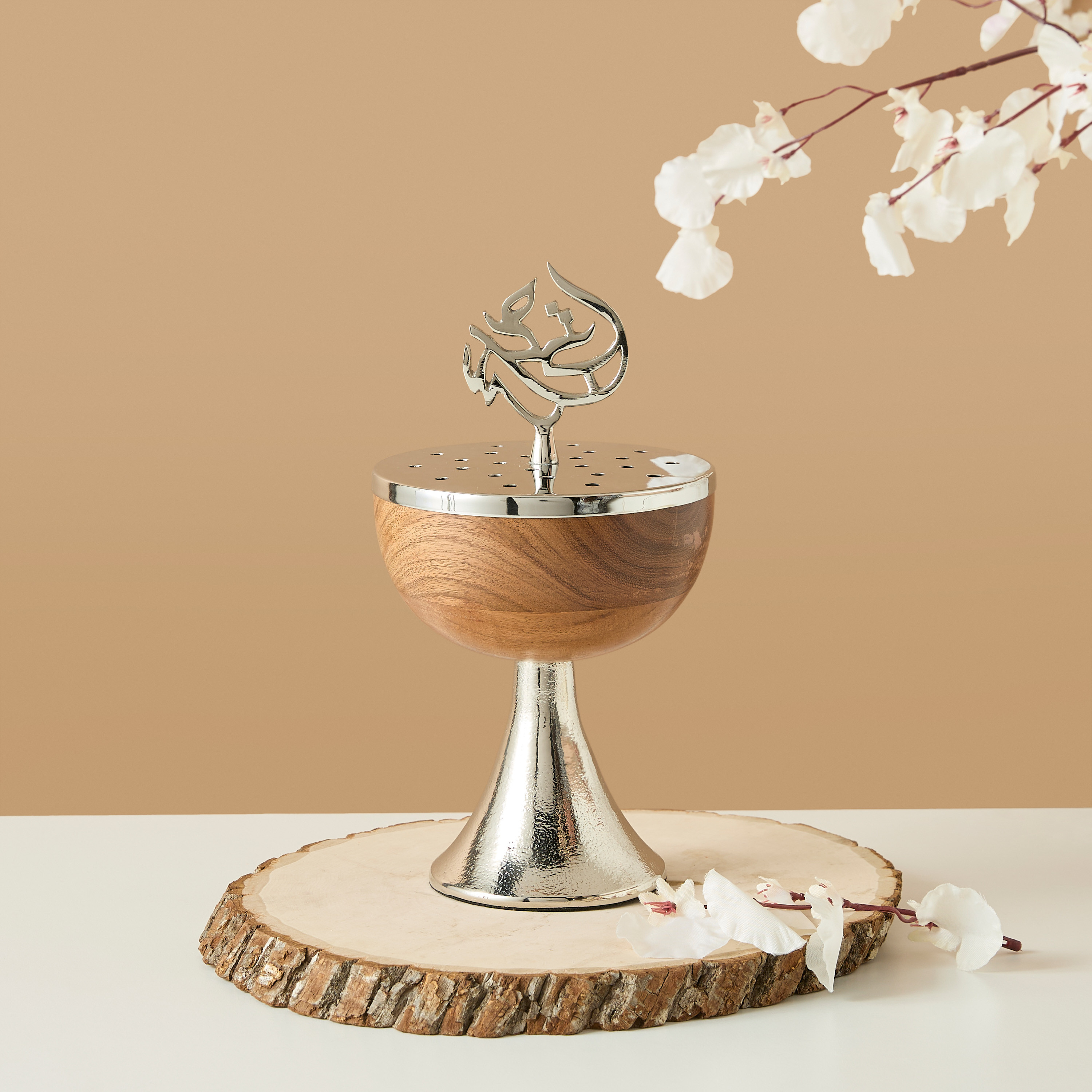 Buy Arabic Calligraphy Detail Wooden Incense Burner Online ...
