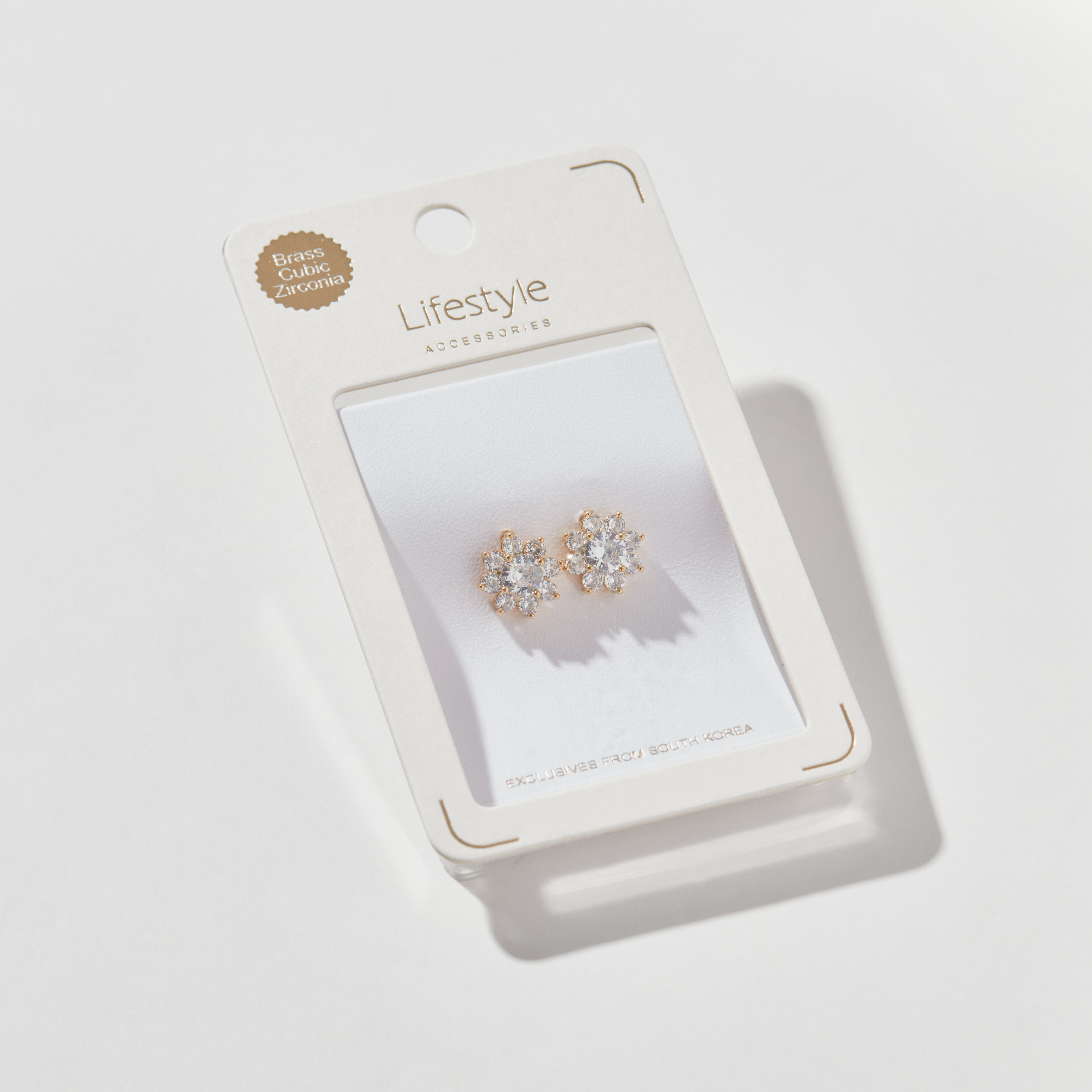 Buy Stone Embellished Stud Earrings with Pushback Closure Online ...