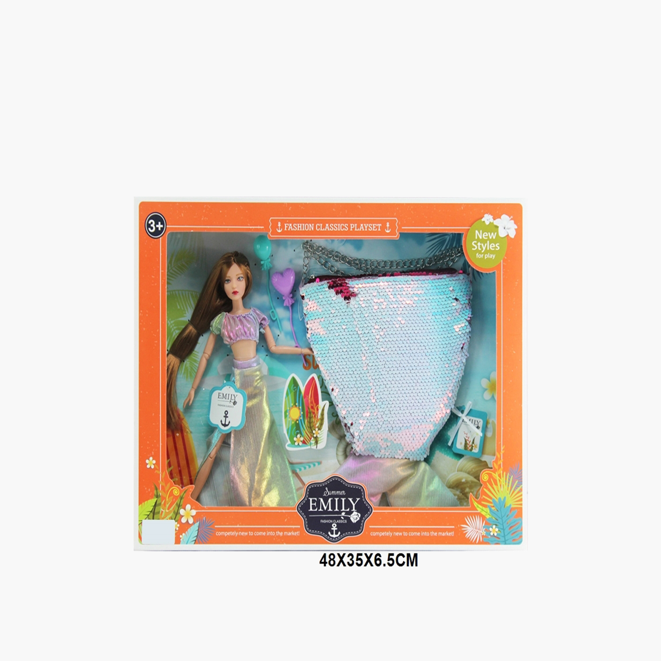 Mermaid Fashion Classic Doll with Accessories Online | Baby & Kids Toys ...