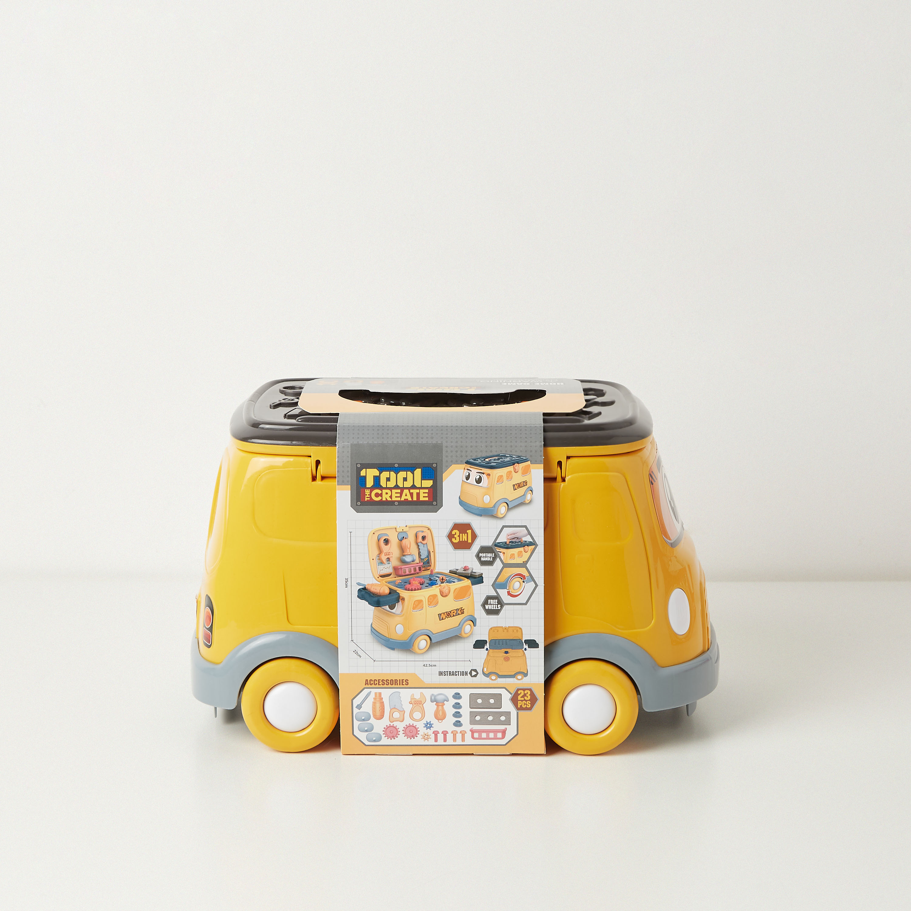 Buy Tool Create 3-in-1 23 Piece Bus Tool Playset Online | Babyshop UAE