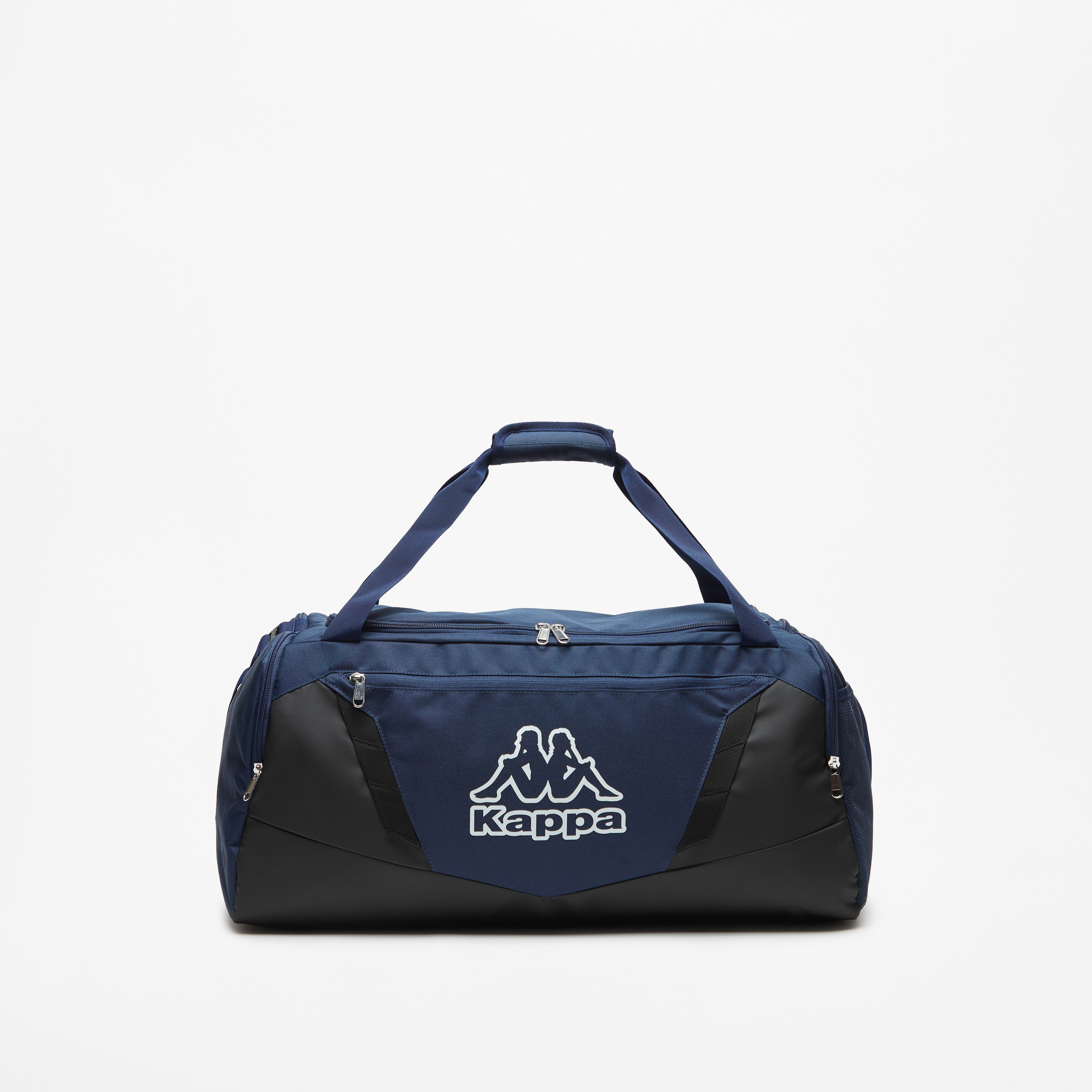 Shop Kappa Logo Print Duffel Bag with Zip Closure Online | Centrepoint UAE