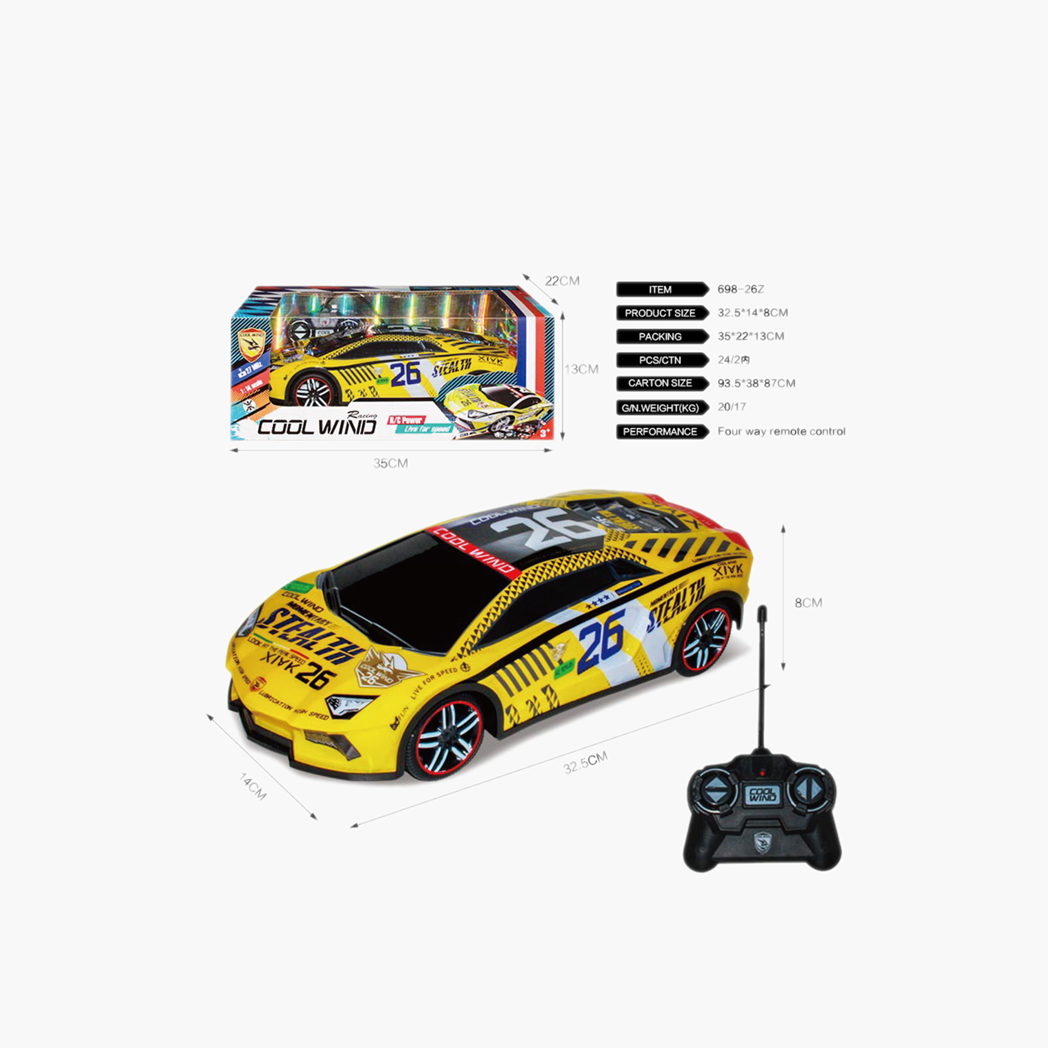 Cool Wind Remote Controlled Car Playset Online | Baby & Kids Toys ...