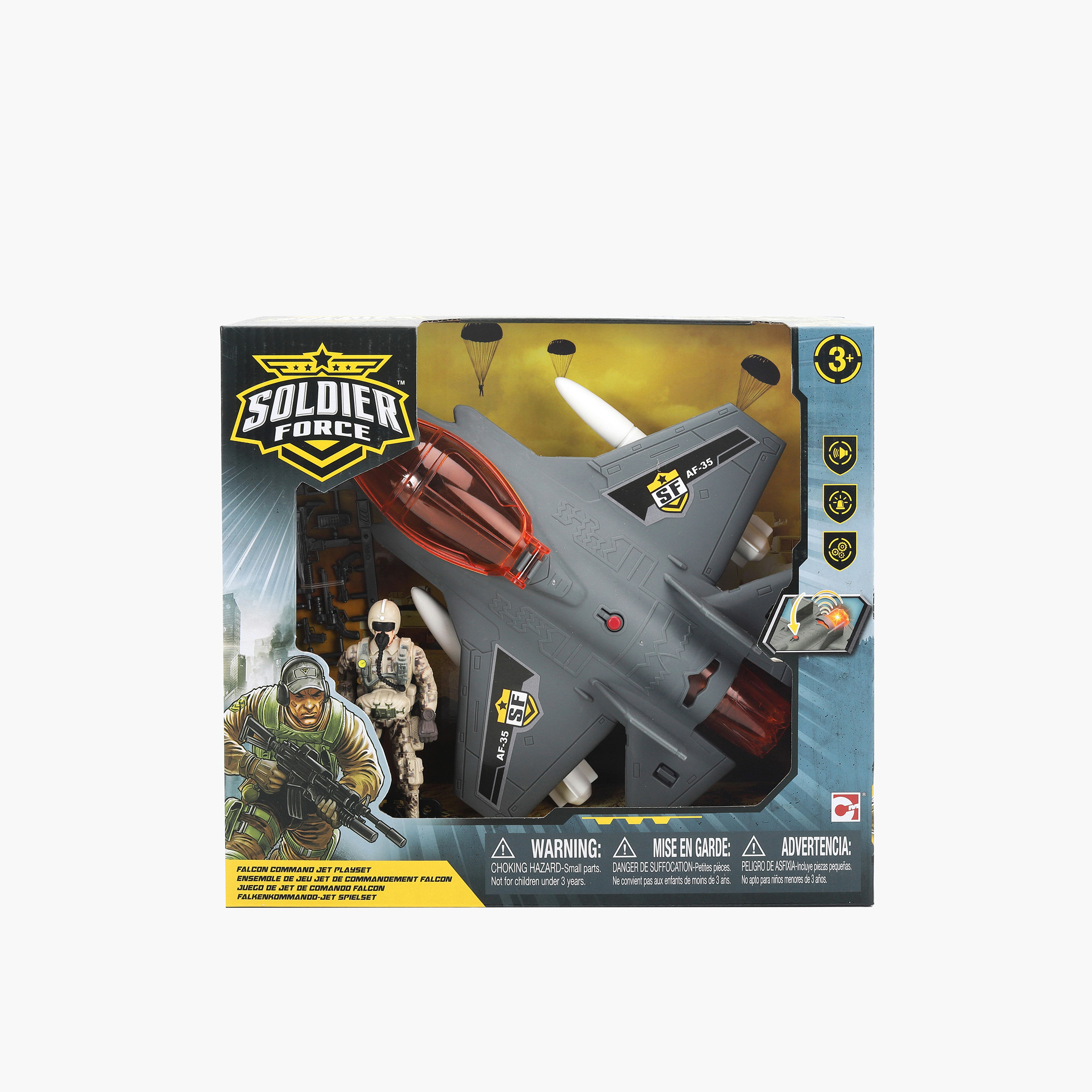 Buy Soldier Force Falcon Command Jet Playset Online | Babyshop UAE