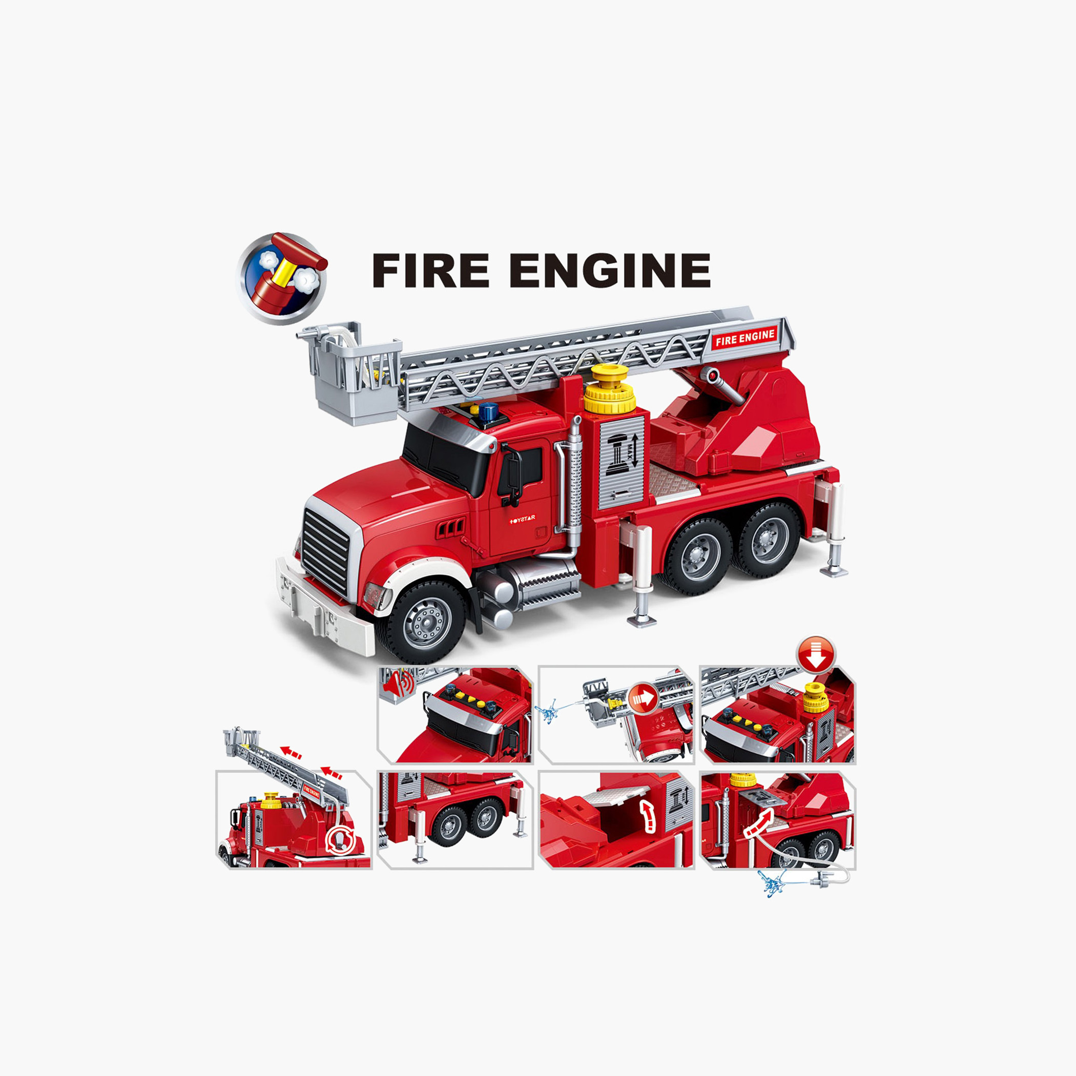 Buy City Fire Engine Truck Online | Centrepoint Bahrain