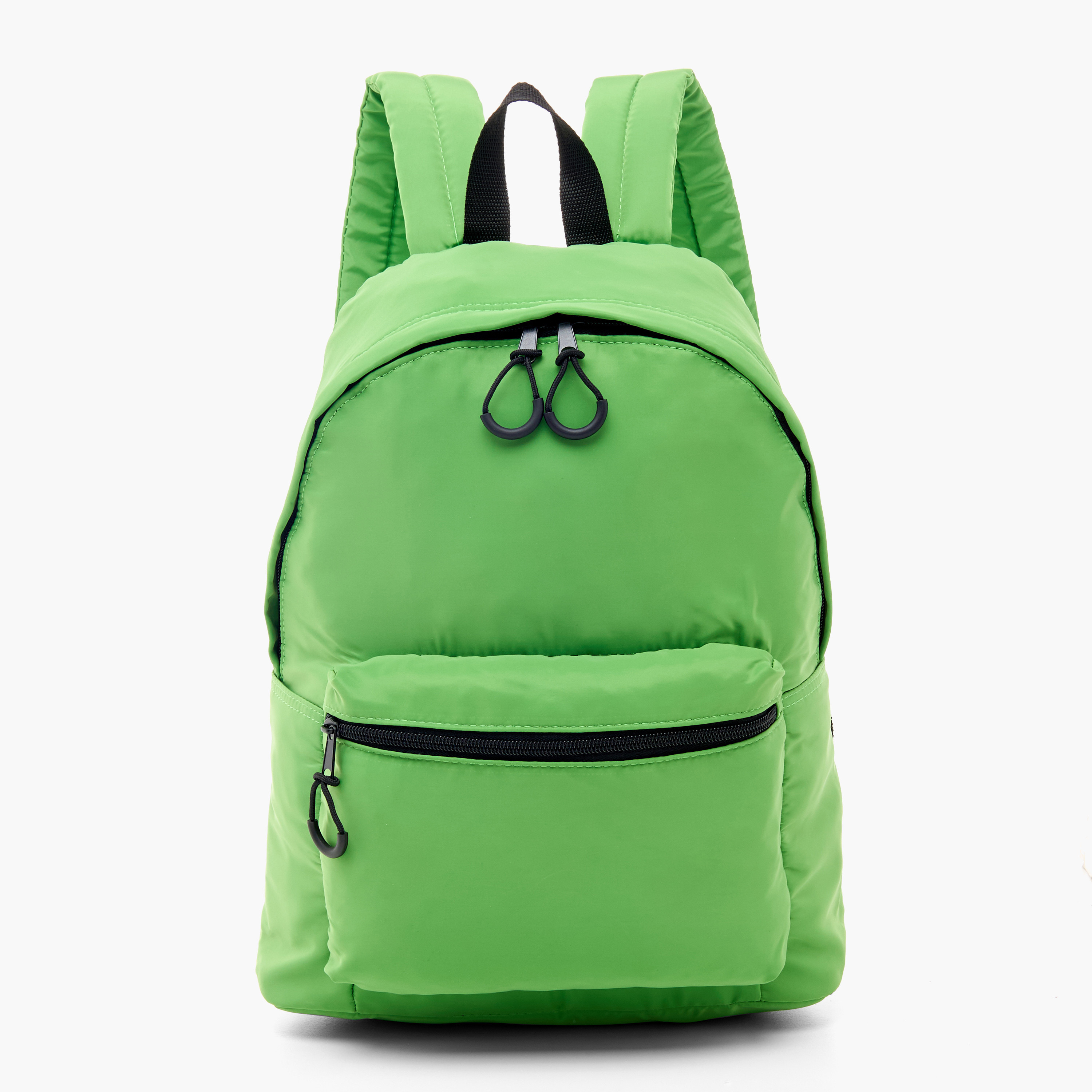 Buy Juniors Solid Backpack with Adjustable Straps and Zip Closure - 14 ...