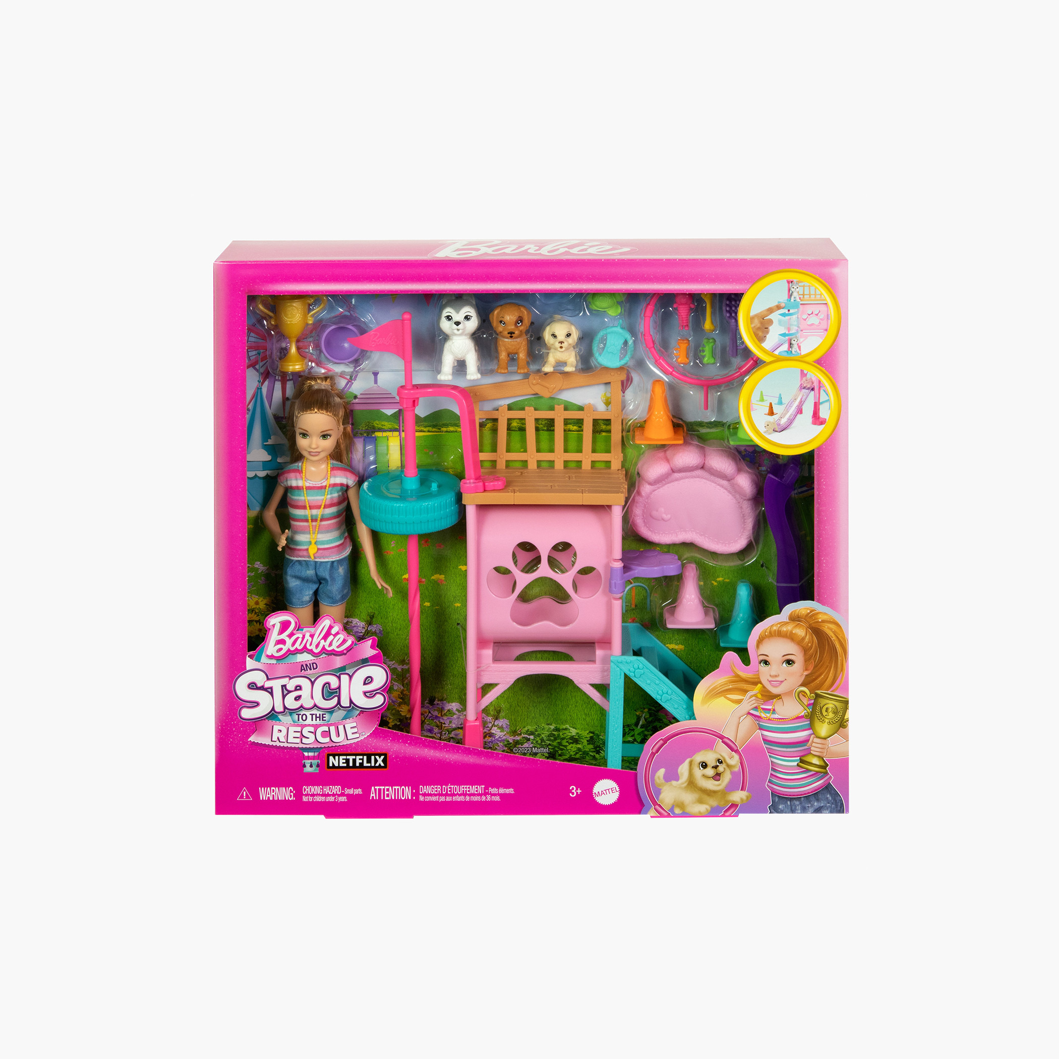 Barbie playground playset store