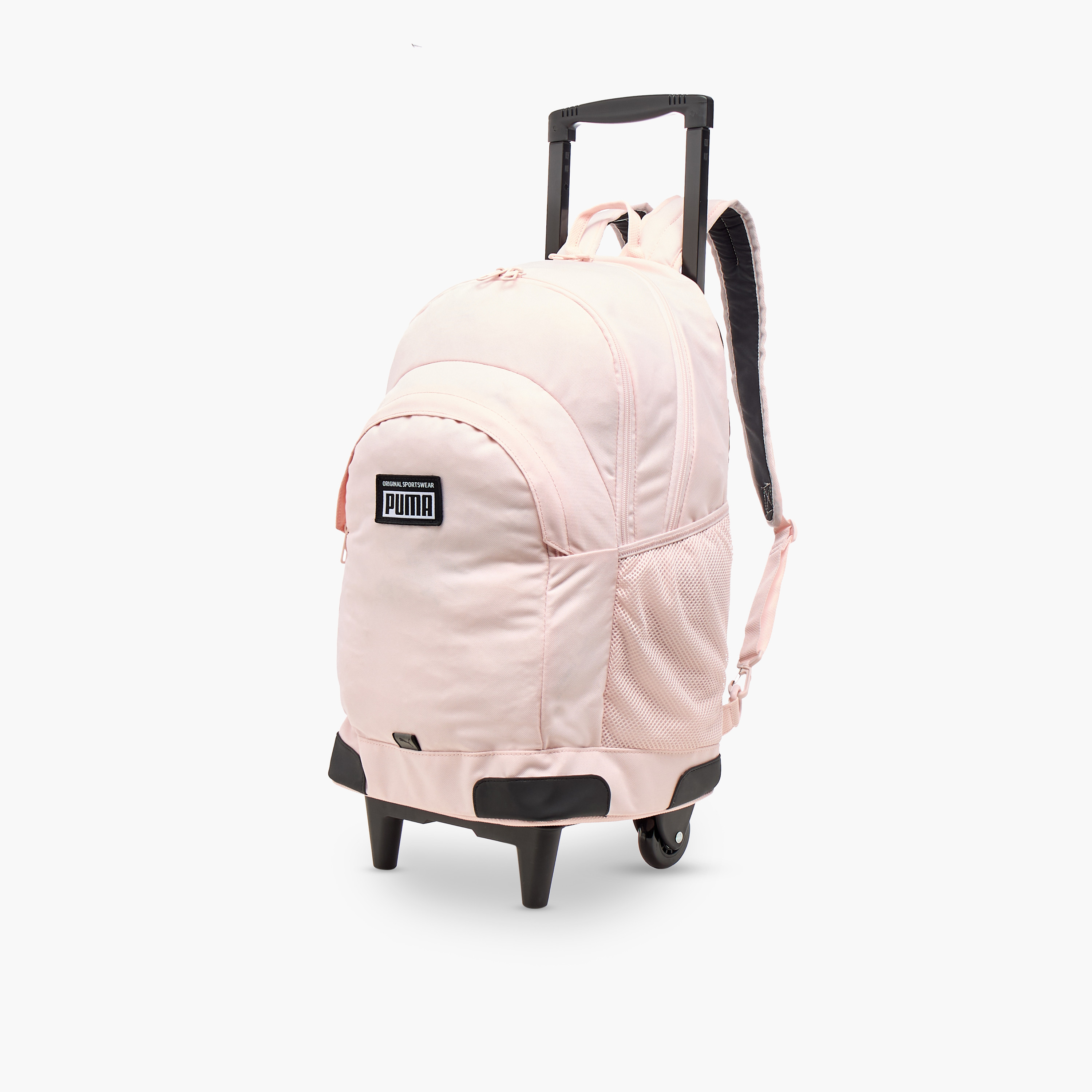 Shop Puma Logo Print Trolley Backpack with Retractable Handle Online Babyshop UAE