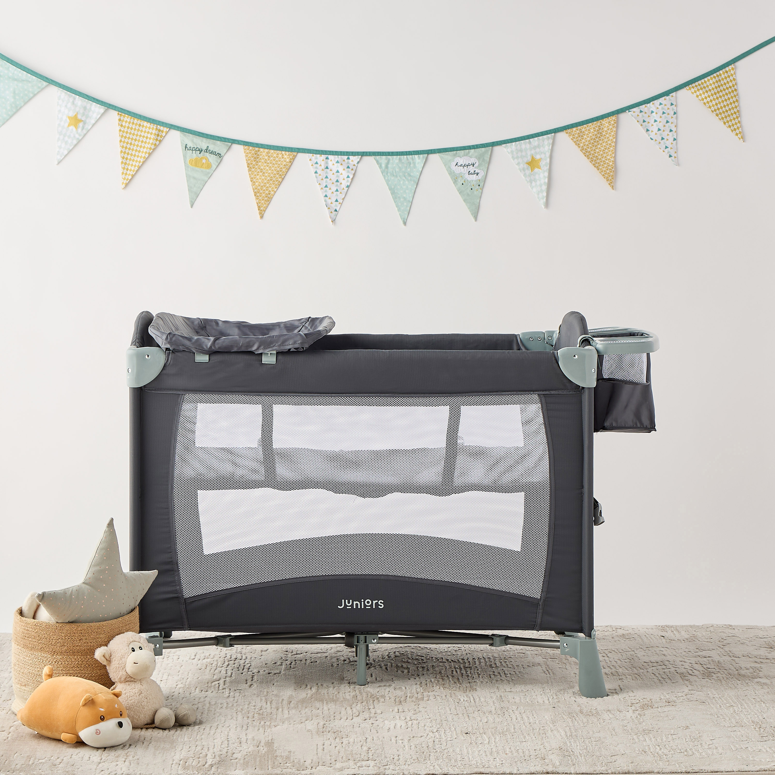 Shop Juniors Dale 4-in-1 Co-Sleeper and Travel Cot Online | Centrepoint ...