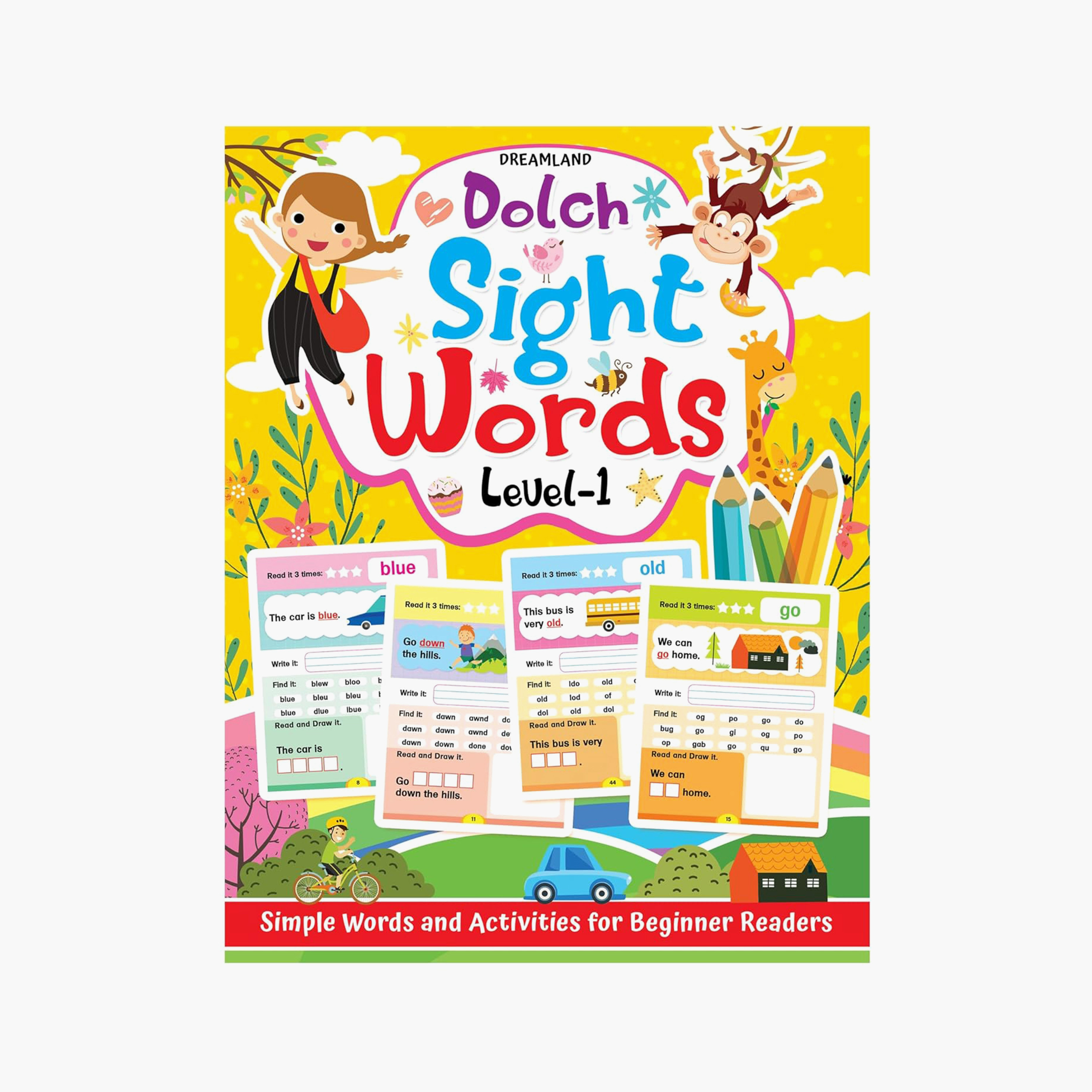 Shop Dolch Sight Words Level 1 - Simple Words & Activities for Beginner ...