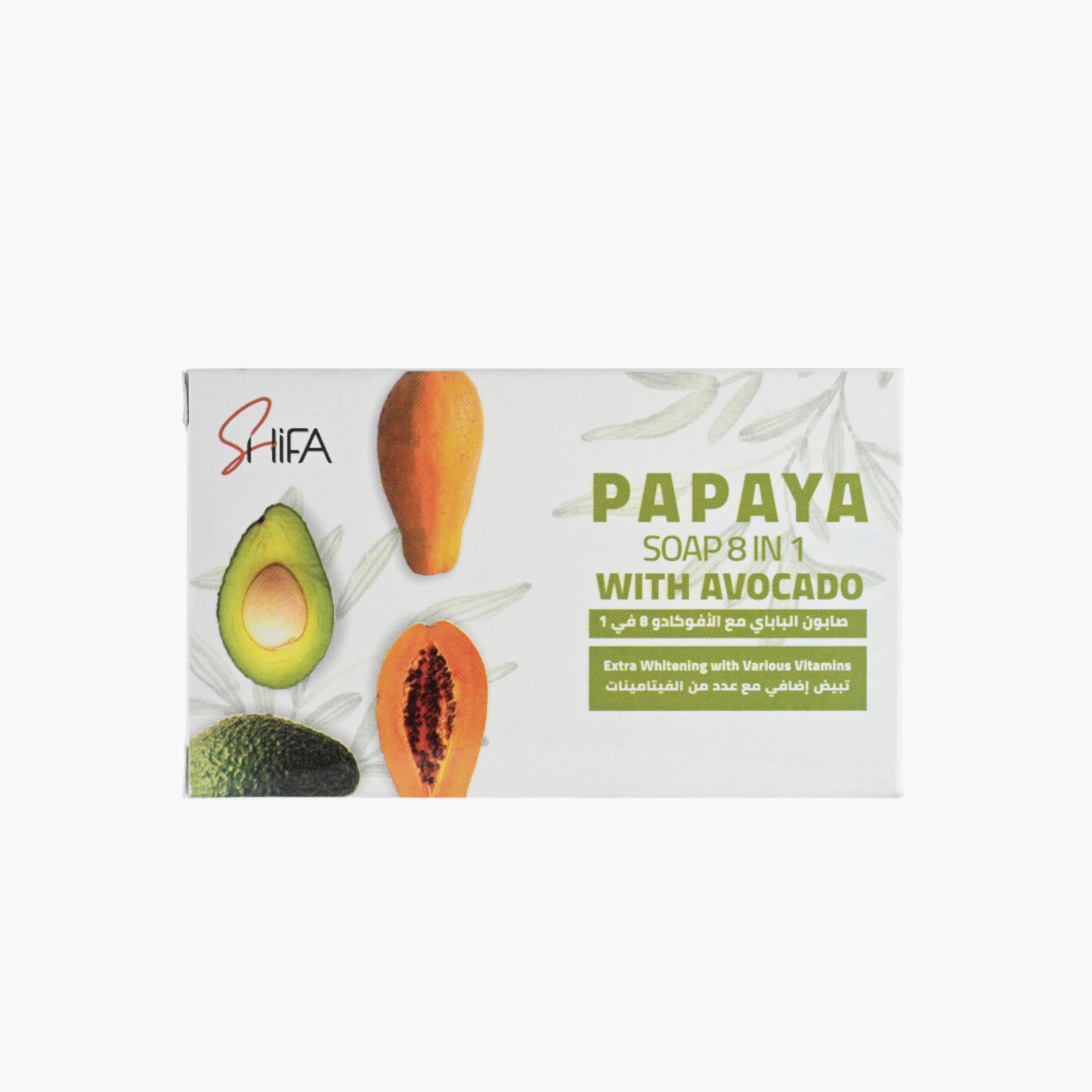 Shop Shifa 8-in-1 Papaya Soap with Avocado - 135 gms Online | Max KSA