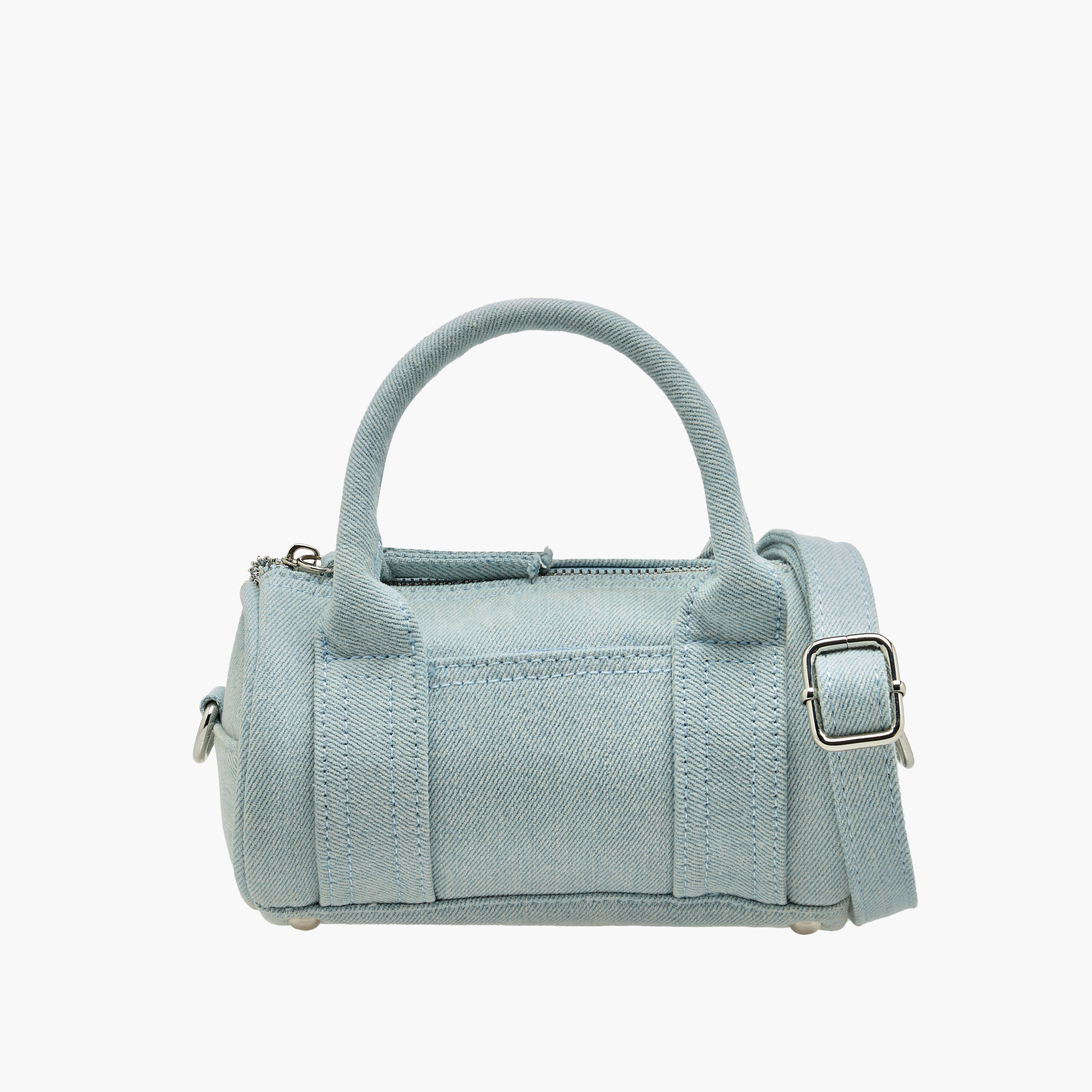 Buy Charmz Solid Crossbody Bag with Detachable Strap and Zip Closure ...